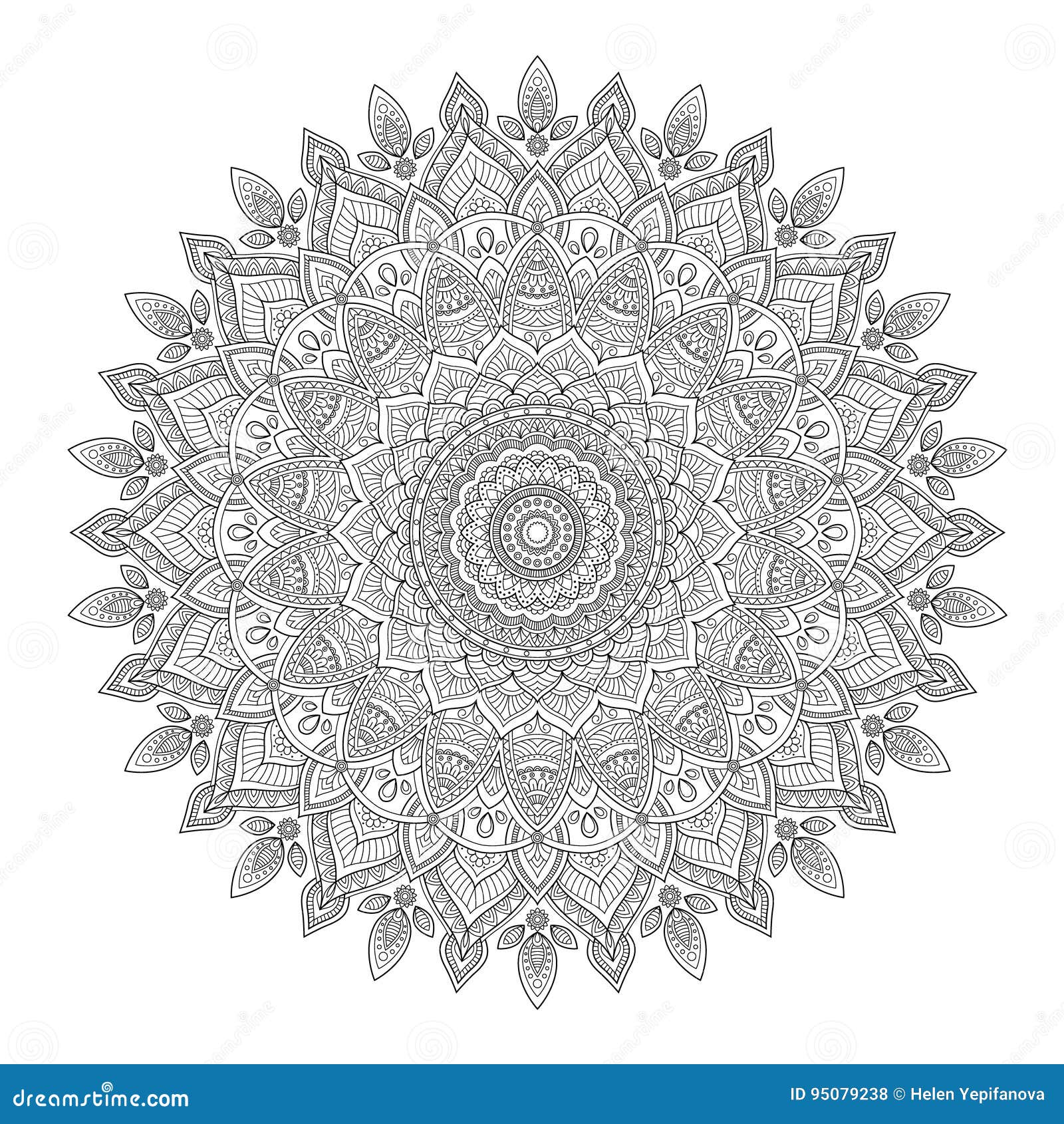 Zentangle Background, Wallpaper, Texture, Pattern. Round Mandala ...