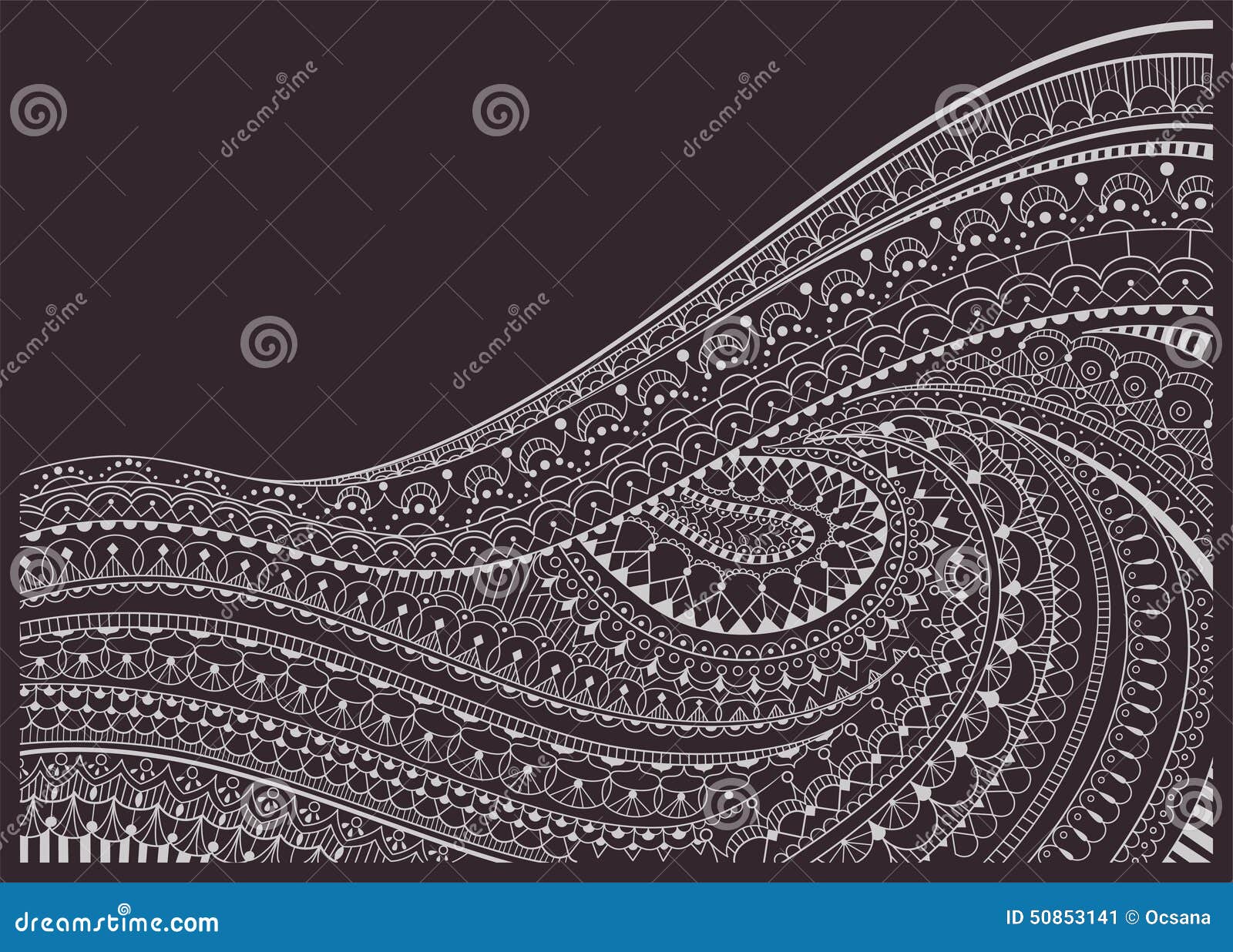 Zentangle Background stock vector. Illustration of pattern - 50853141