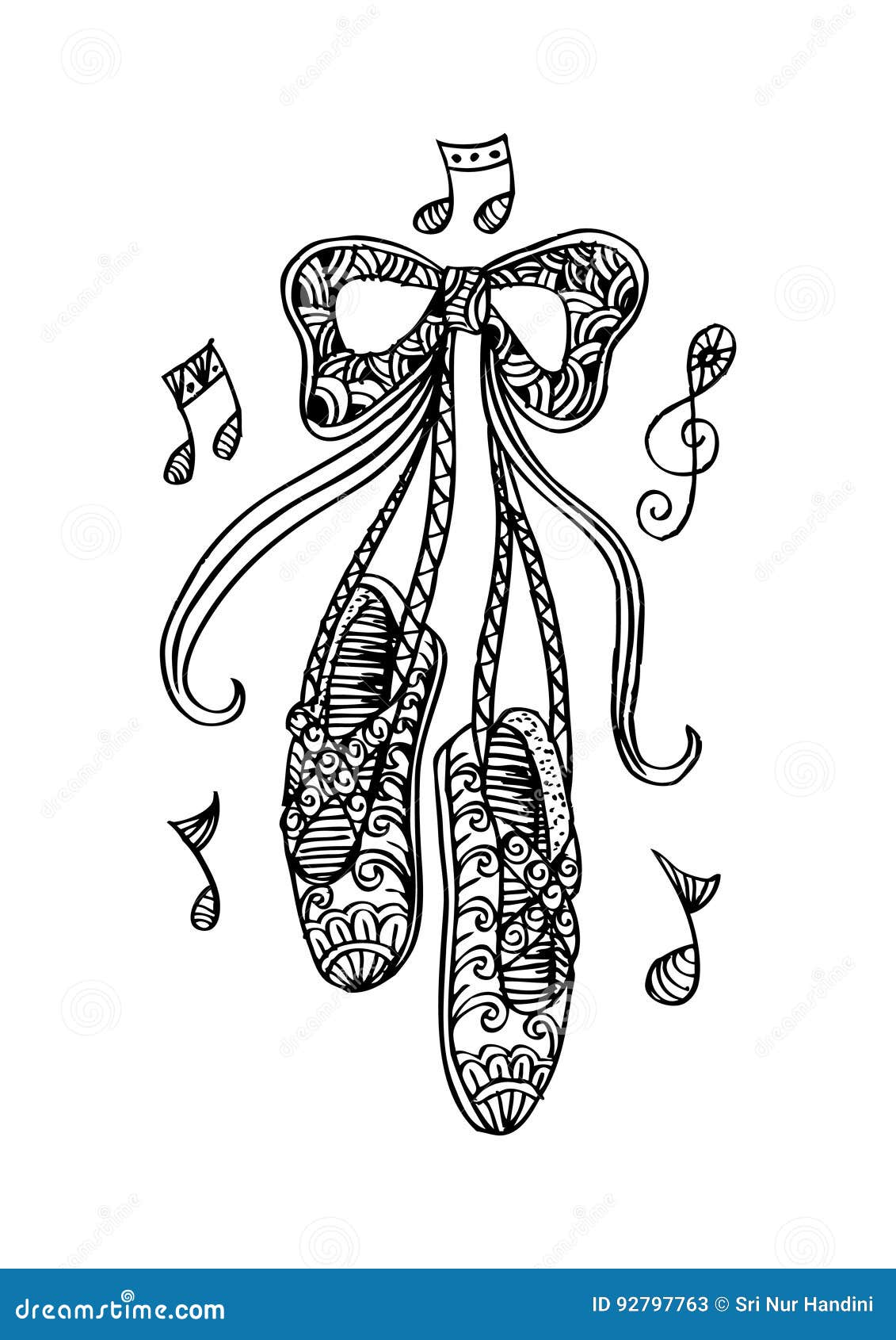 Ballet Shoes Drawing