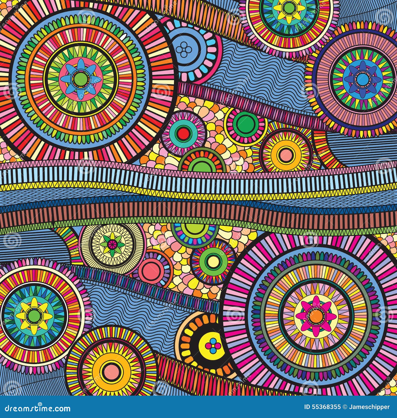 Zentangle stock vector. Illustration of beautiful, decor - 55368355