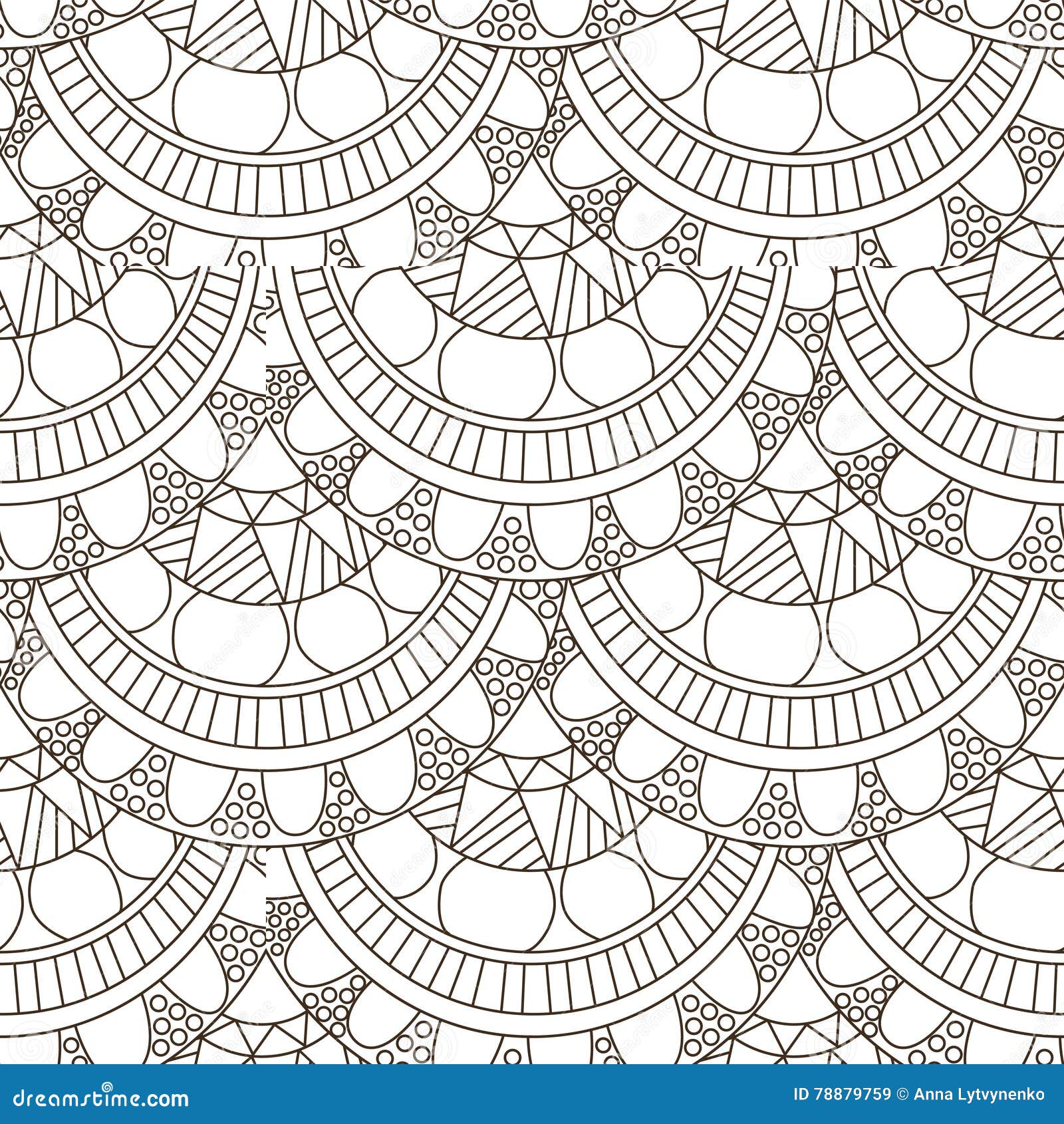 Zentangle mandala stock illustration. Illustration of circle - 78879759