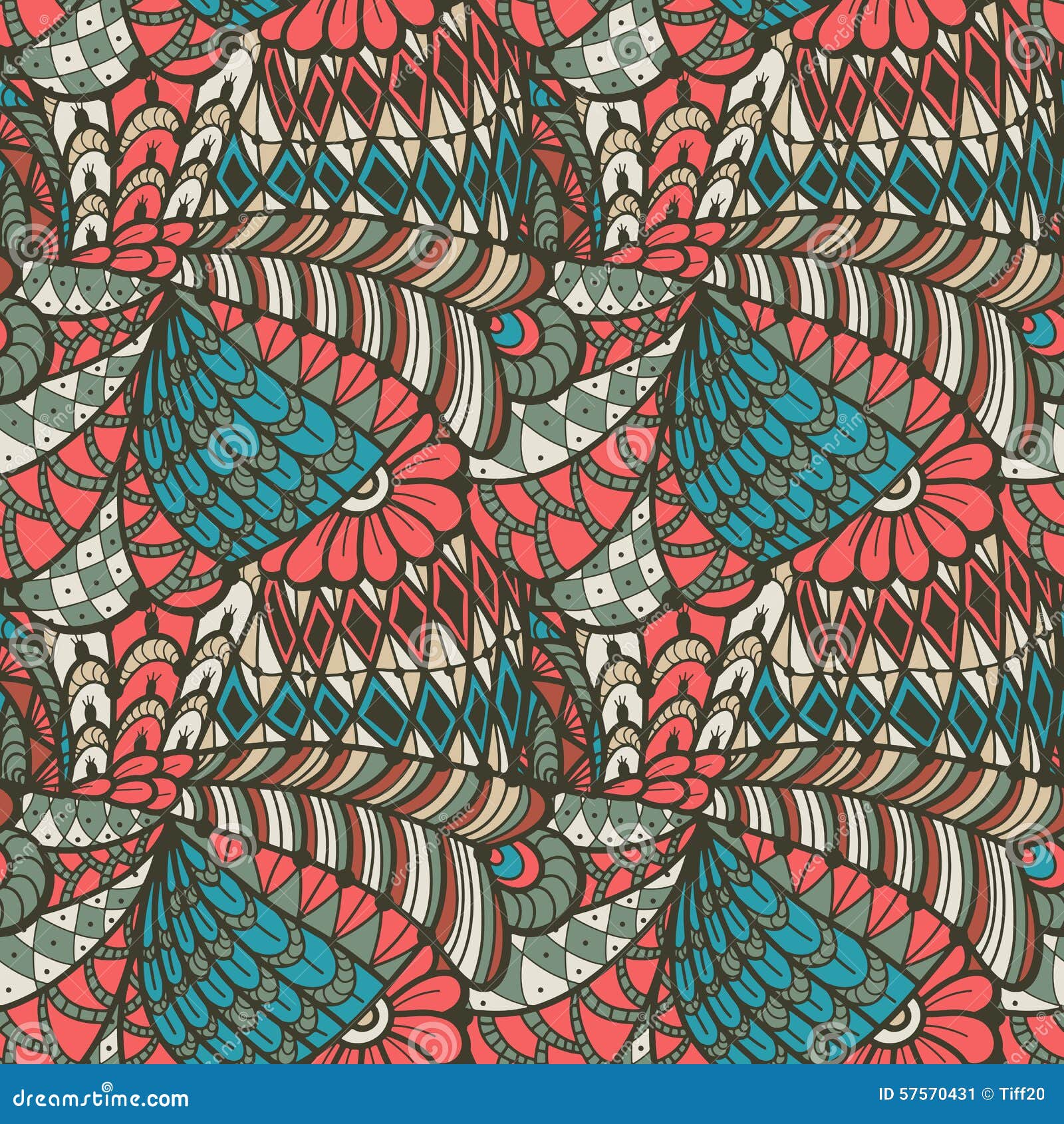 Zentangle pattern stock vector. Illustration of vintage - 57570431