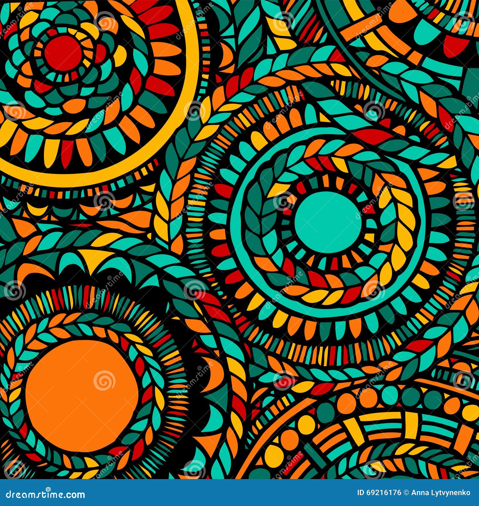 Zentangle pattern stock vector. Illustration of medallion - 69216176