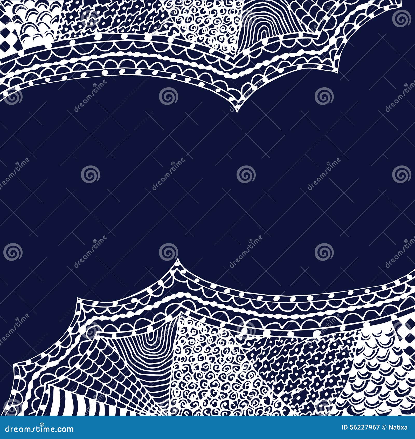 Zentangle pattern stock vector. Illustration of curve - 56227967