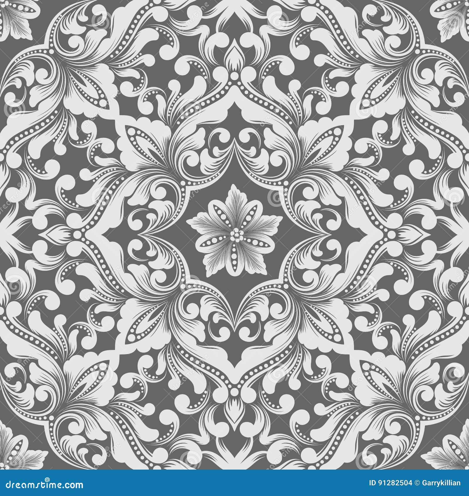 Zentangle Seamless Pattern Element. Stock Vector - Illustration of ...
