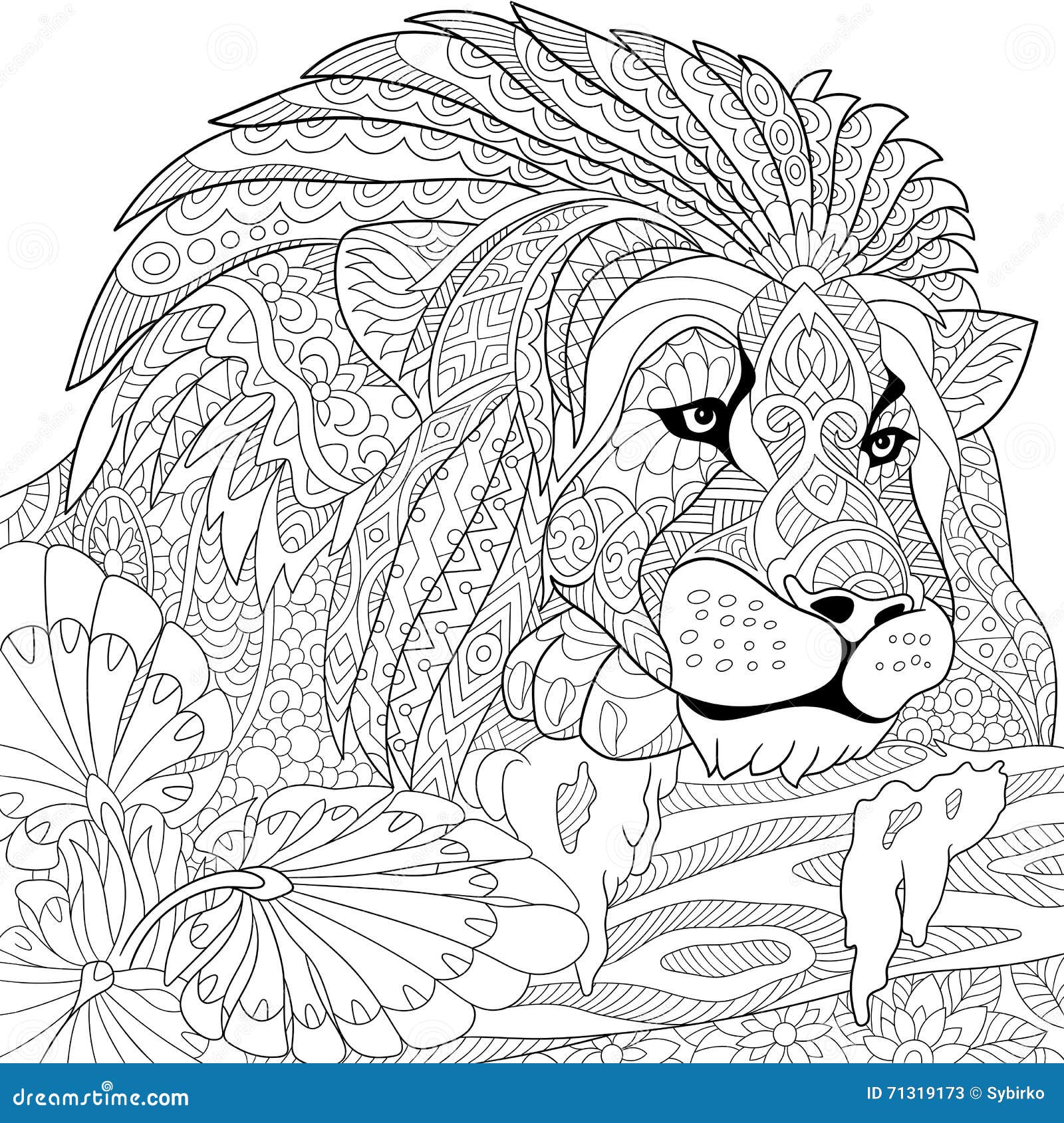 Zentangle Wildcat Lynx Bobcat Caracal Vector Illustration ... Zentangle Wildcat Lynx Bobcat Caracal Vector Illustration ...