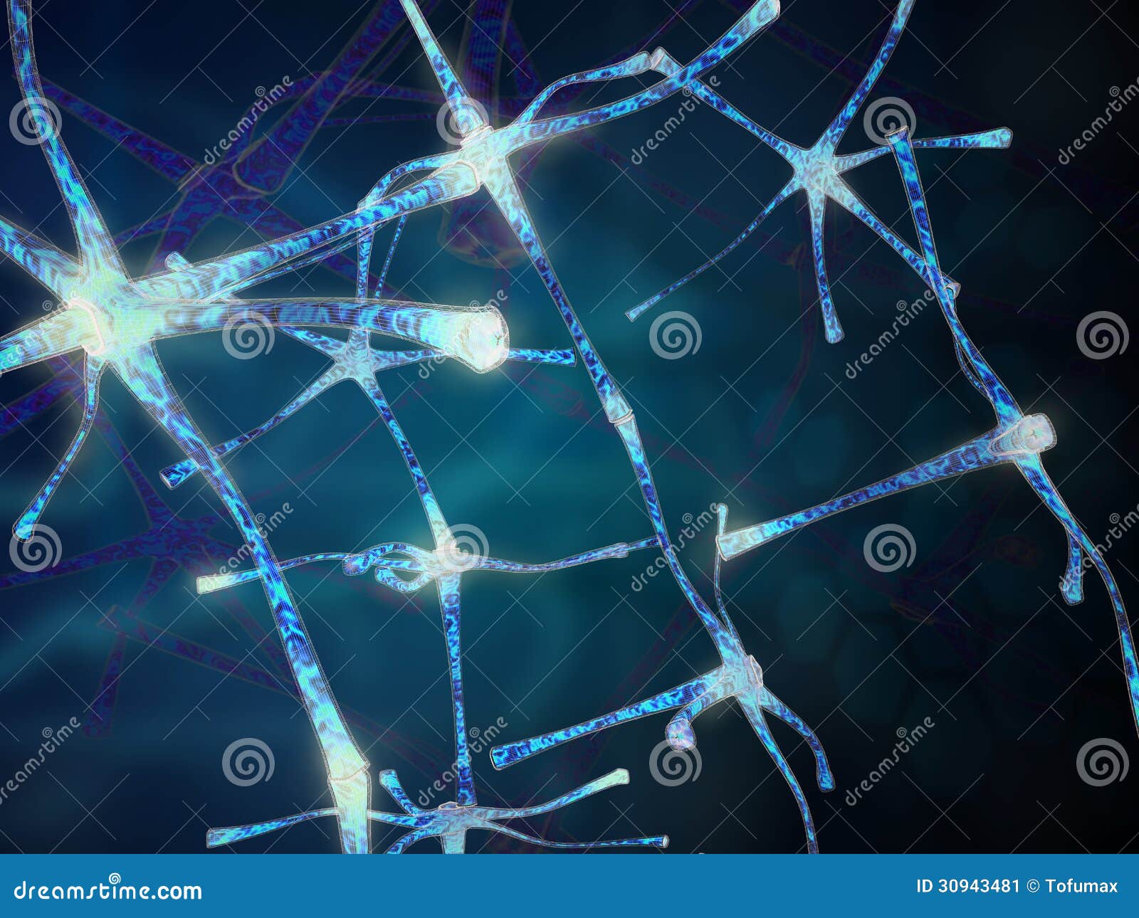 Zenuwcel stock illustratie. Illustration of lichaam, biologisch - 30943481