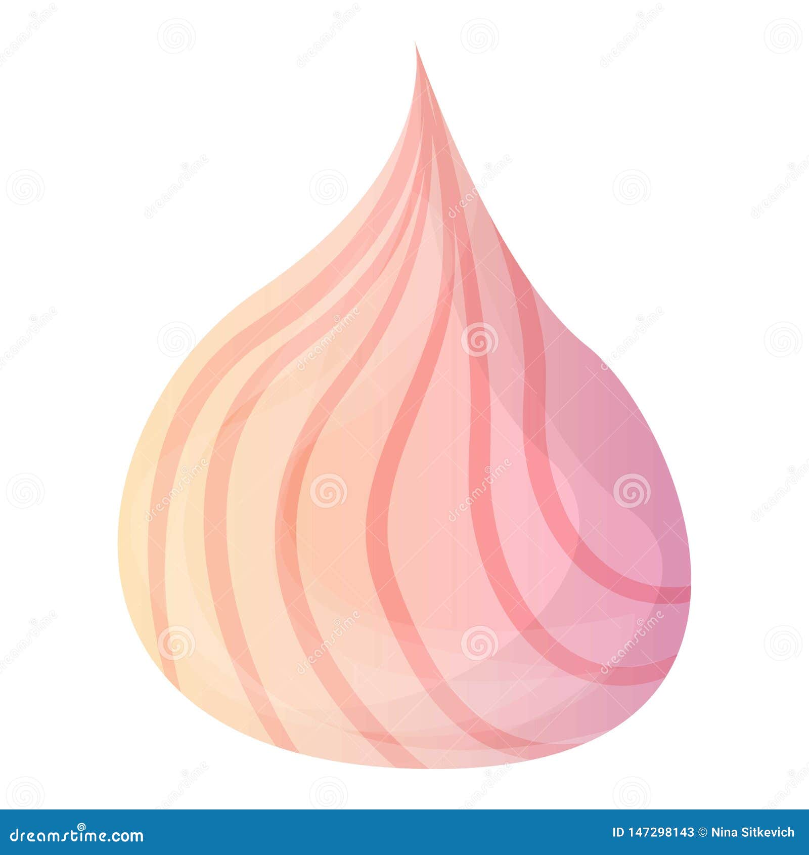 Zephyr icon, cartoon style stock vector. Illustration of delicious ...