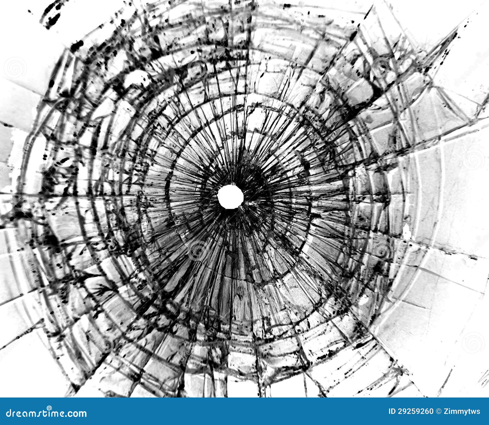 Zerbrochene Fensterscheibe stockfoto. Bild von zertrümmert - 29259260