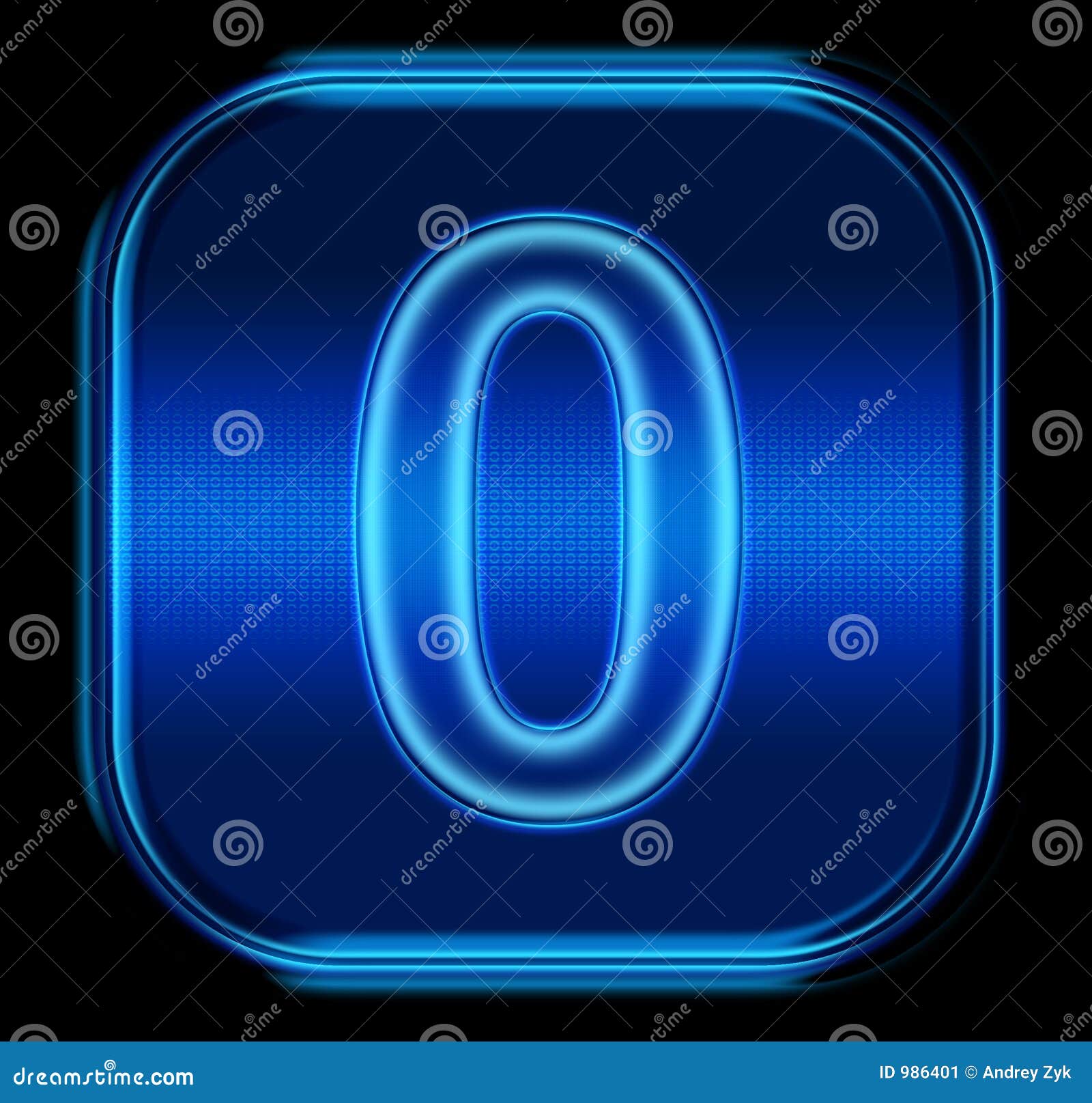Zero button stock illustration. Illustration of keyboard - 986401