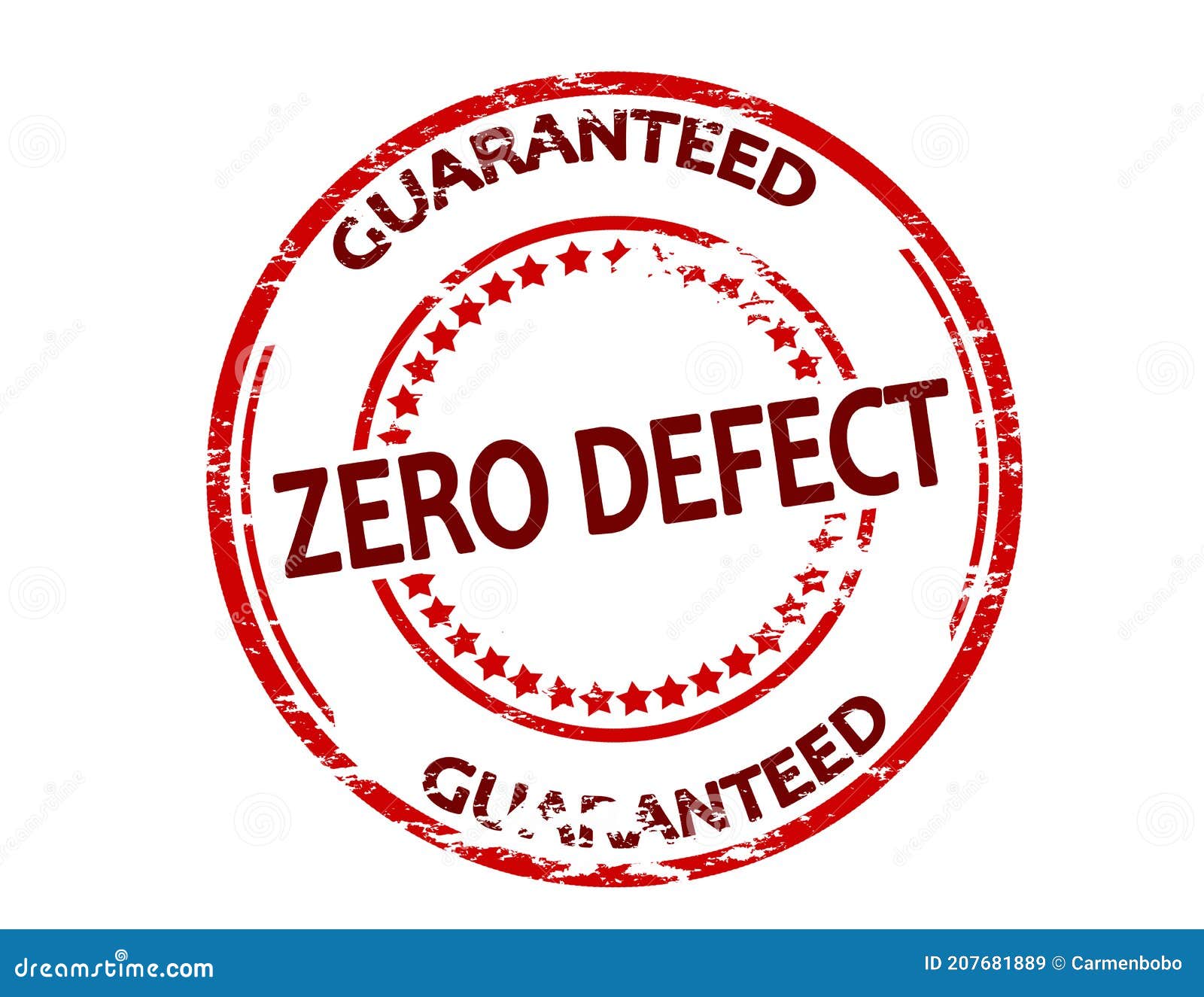Defect Red Text Stamp Vector Illustration | CartoonDealer.com #107539100