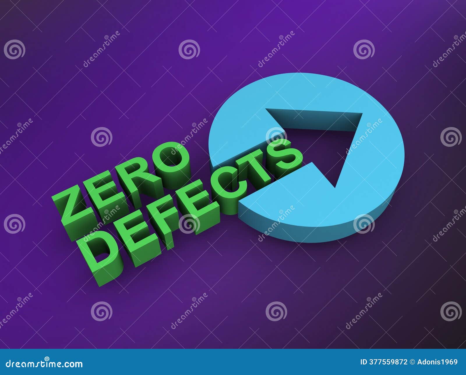 Zero Defects Vector Illustration | CartoonDealer.com #82273572