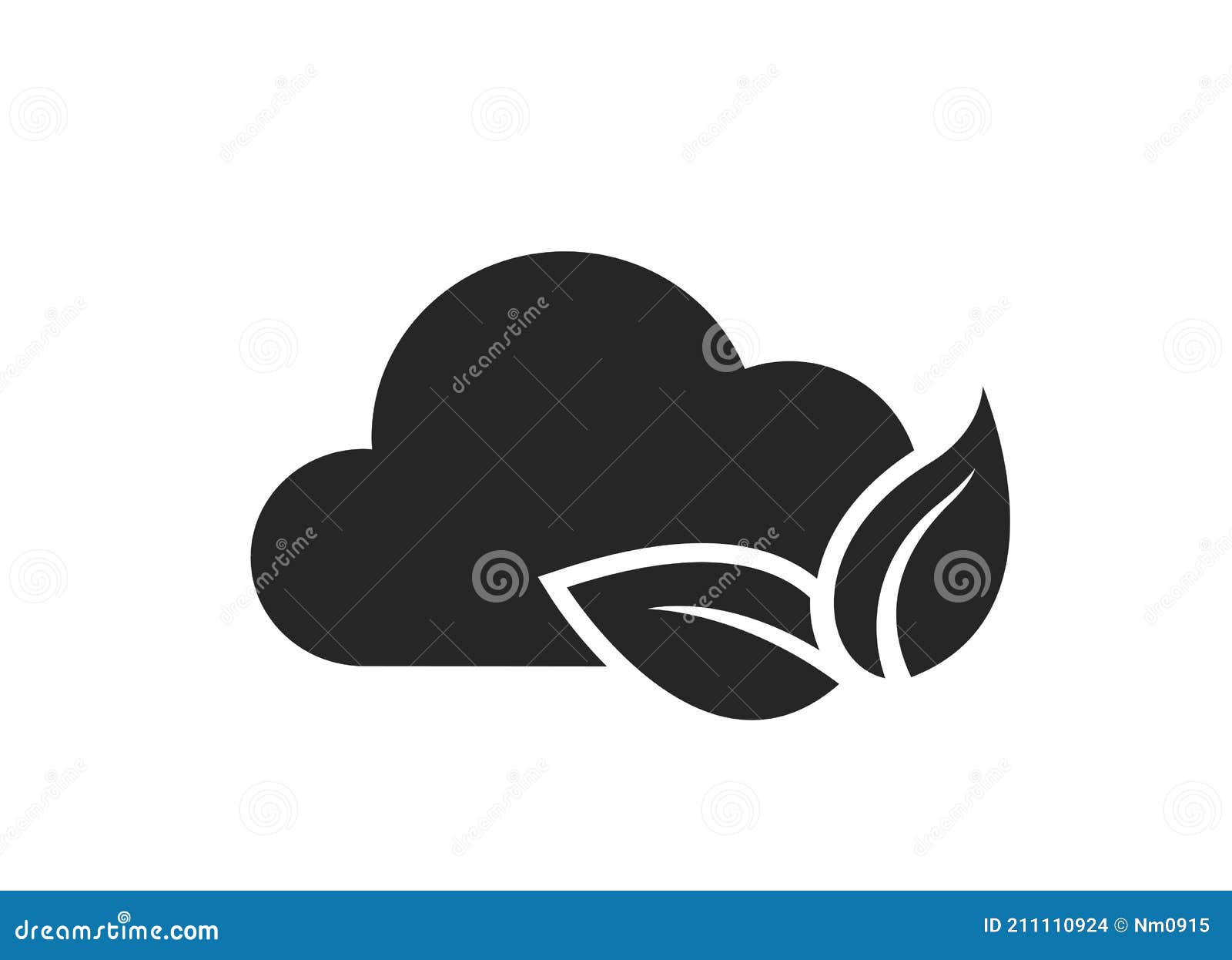 Zero Emissions Icon. Clean Air, Ecology And Environment Symbol. Cloud ...