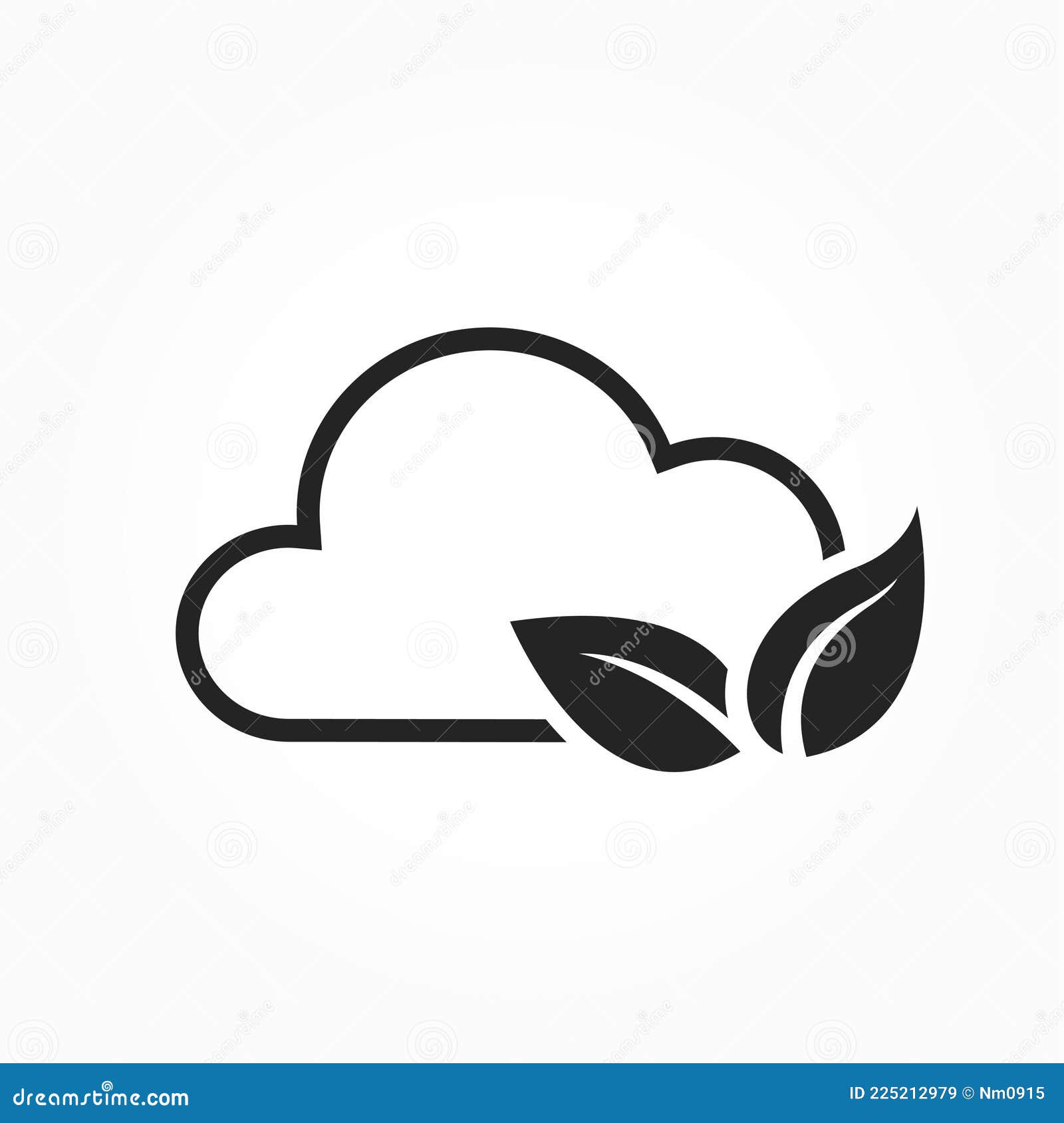 Zero Emissions Icon. Clean Air, Ecology And Environment Symbol. Cloud ...