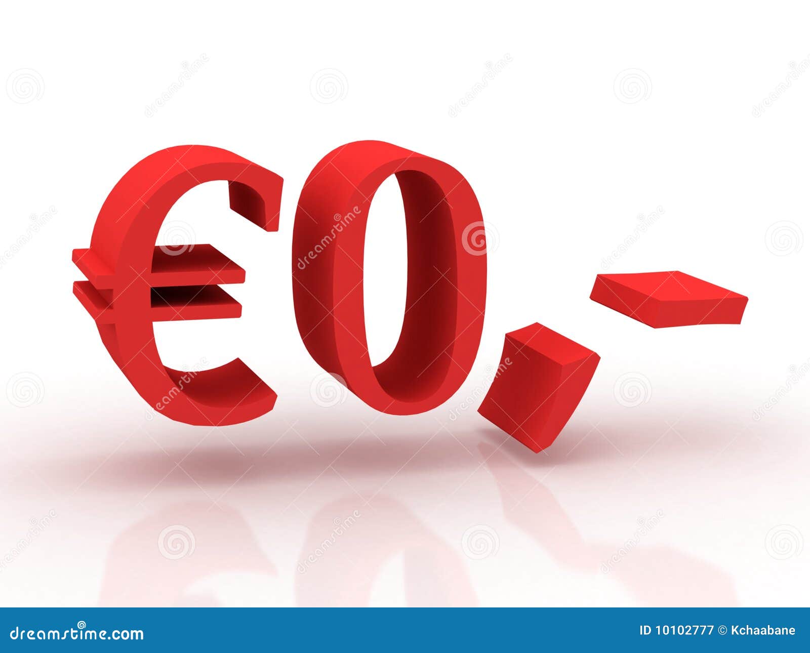 Zero euro stock illustration. Illustration of star, special - 10102777