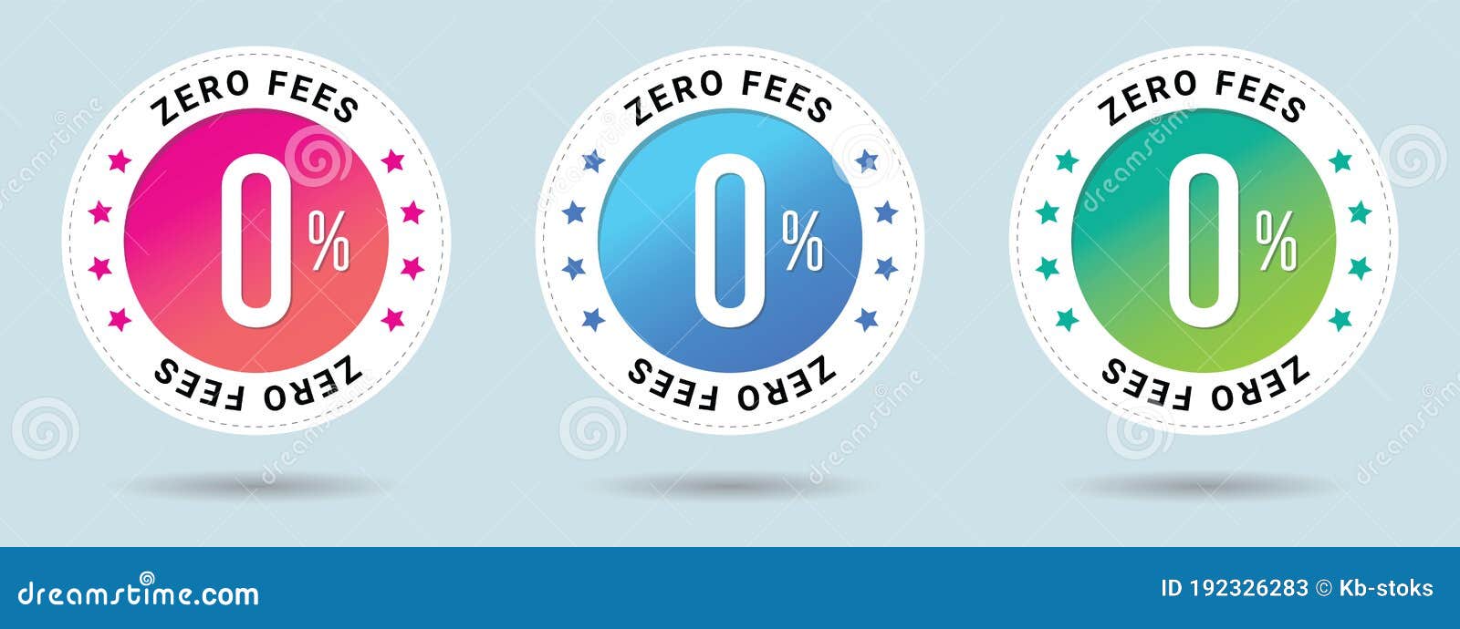Zero Fees Stamp Vector Illustration. Stock Vector - Illustration of ...