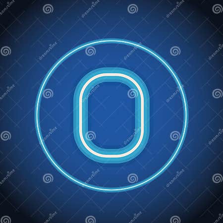 Zero font number stock vector. Illustration of color - 147238179