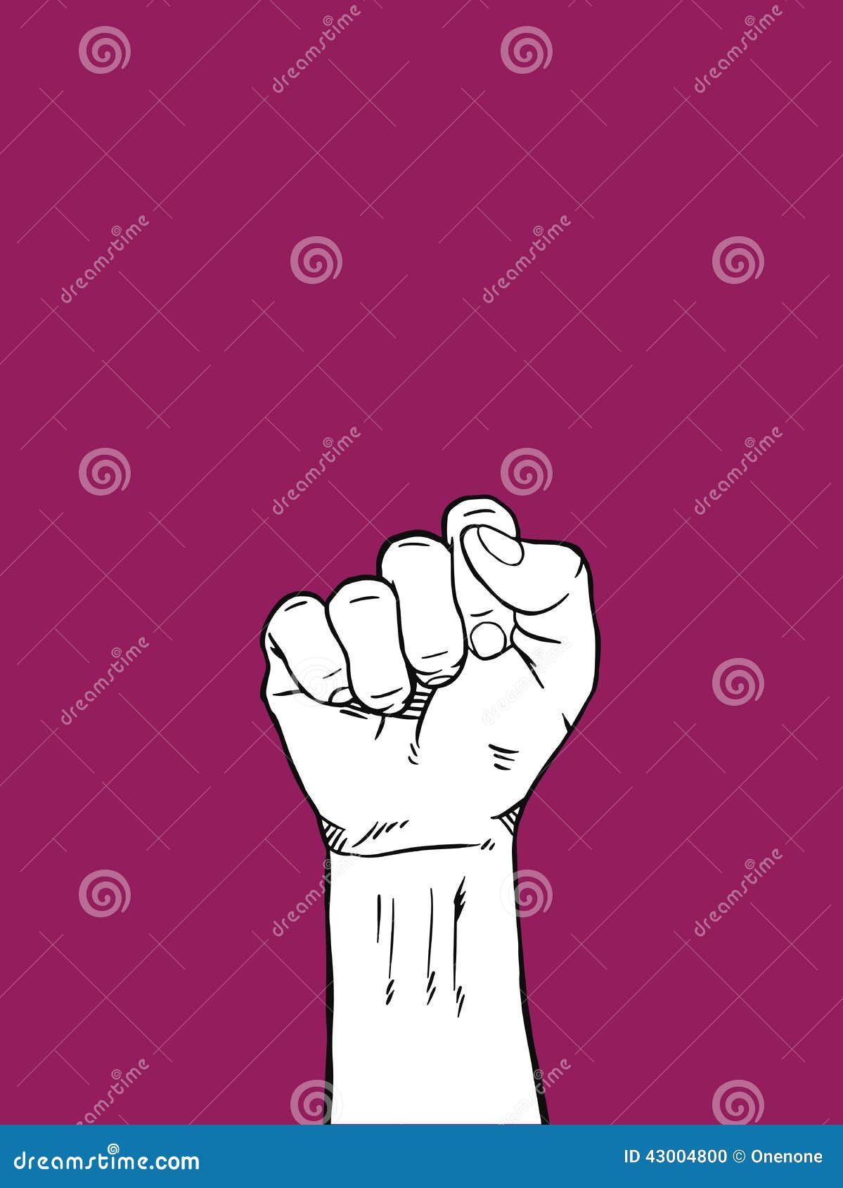 Zero Hand sign stock vector. Illustration of hold, politics - 43004800