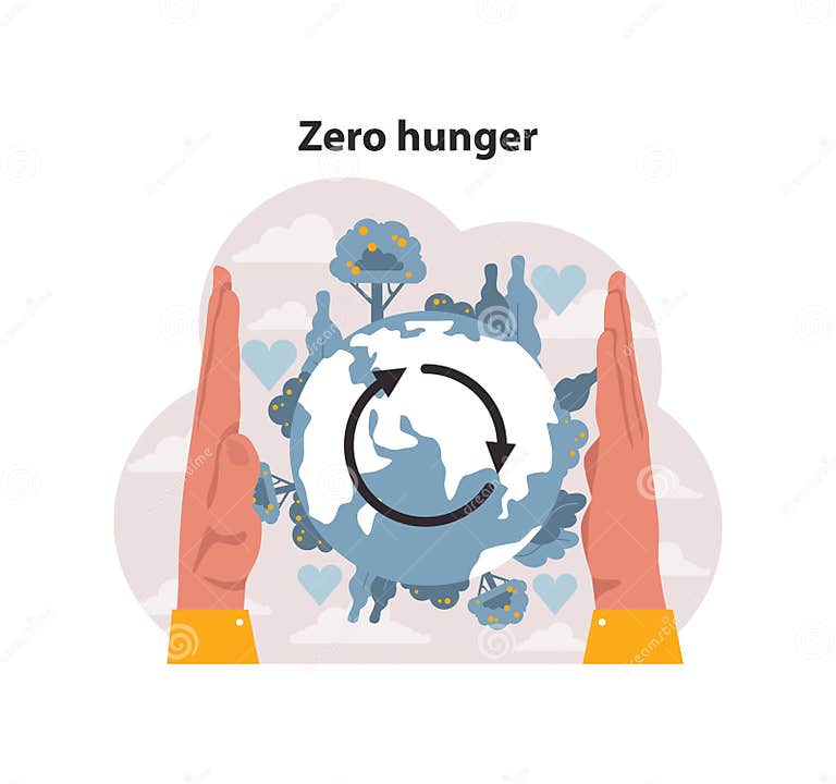Zero Hunger. SDG or Sustainable Development Goals Stock Vector ...