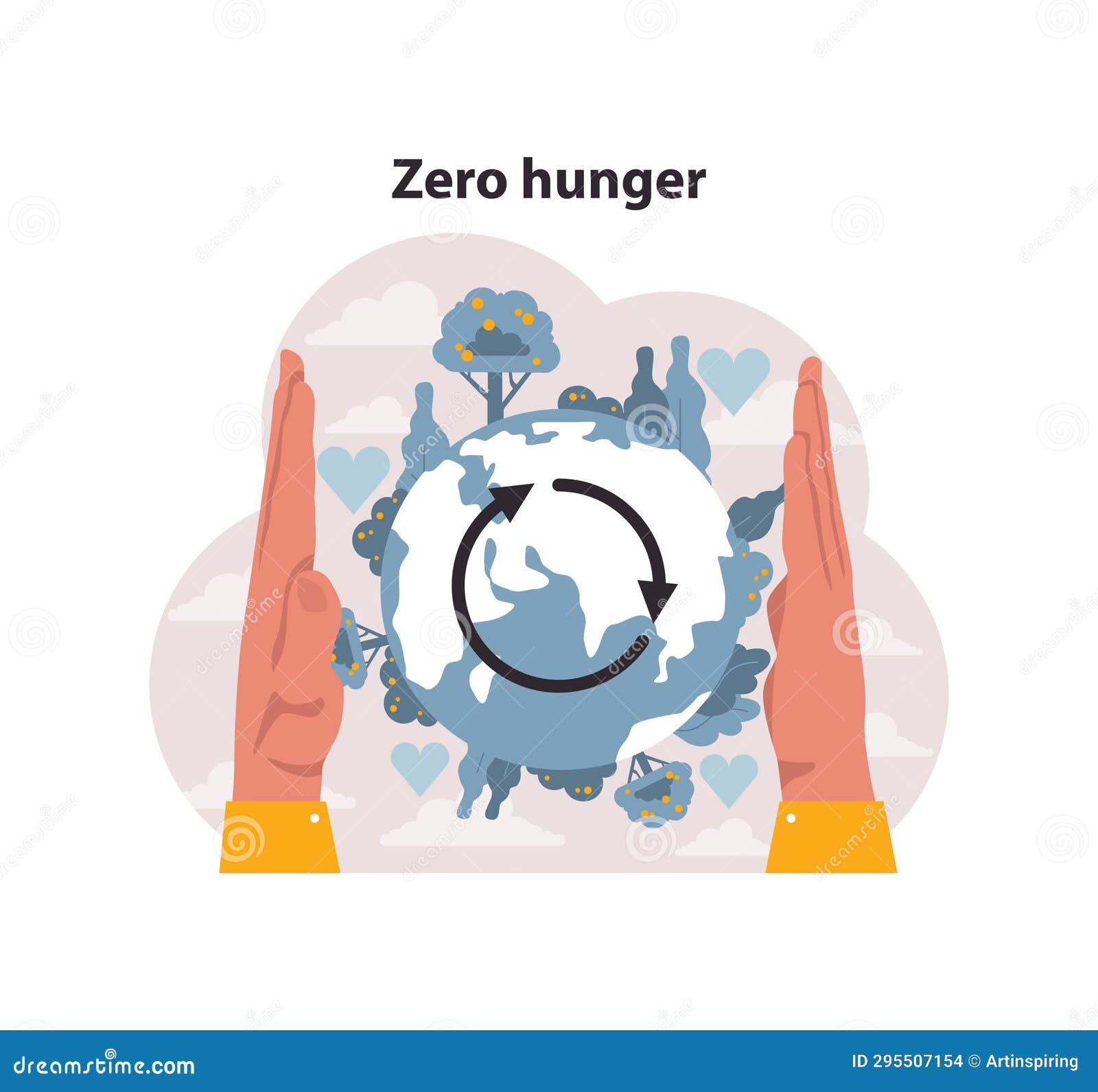 Zero Hunger Color Icon. Corporate Social Responsibility. Sustainable ...