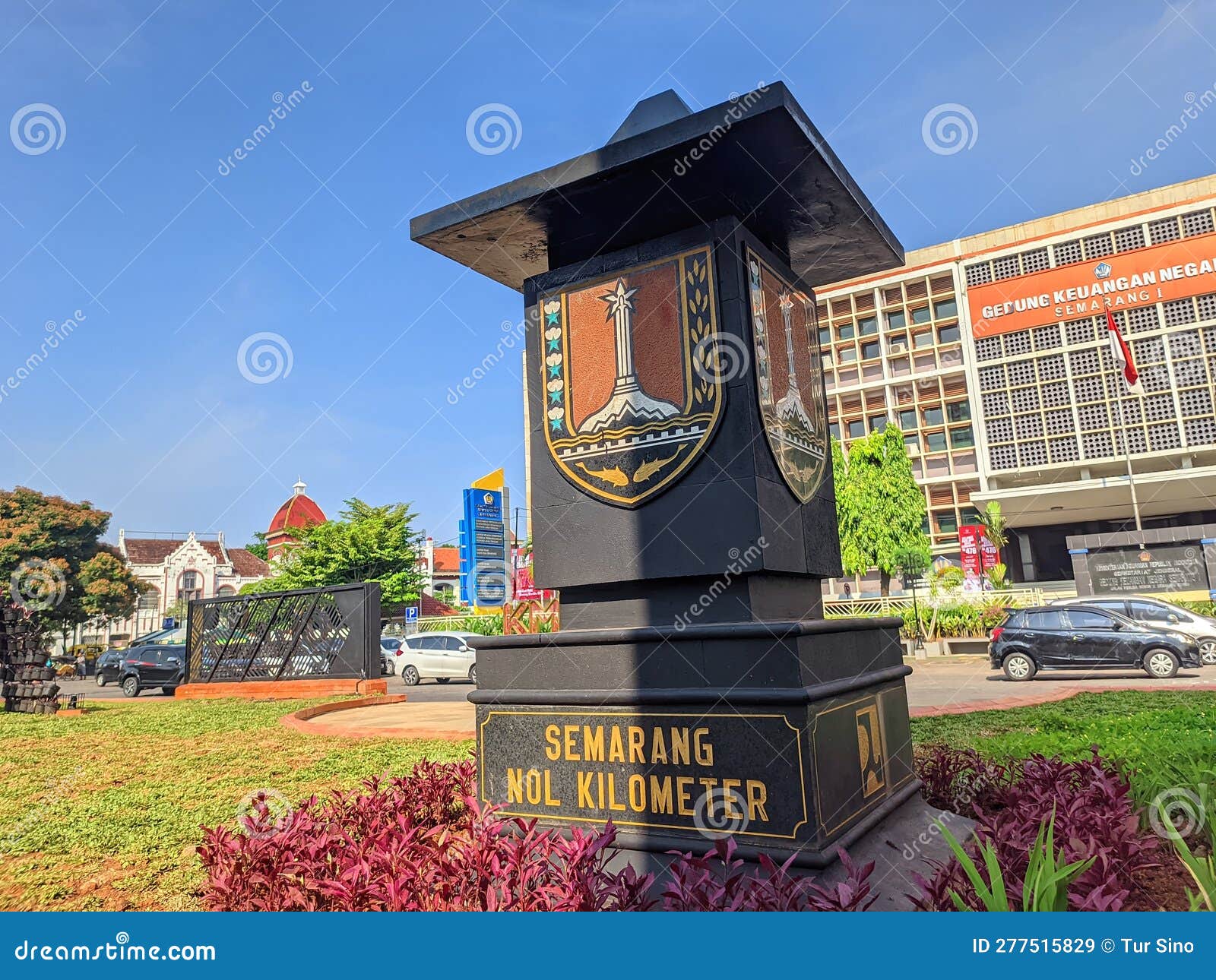 Zero Kilometer Point for the City of Semarang, Central Java, Indonesia ...