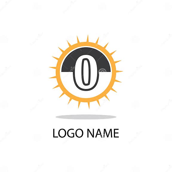 Zero Logo Vector Design Illustration Stock Vector - Illustration of ...