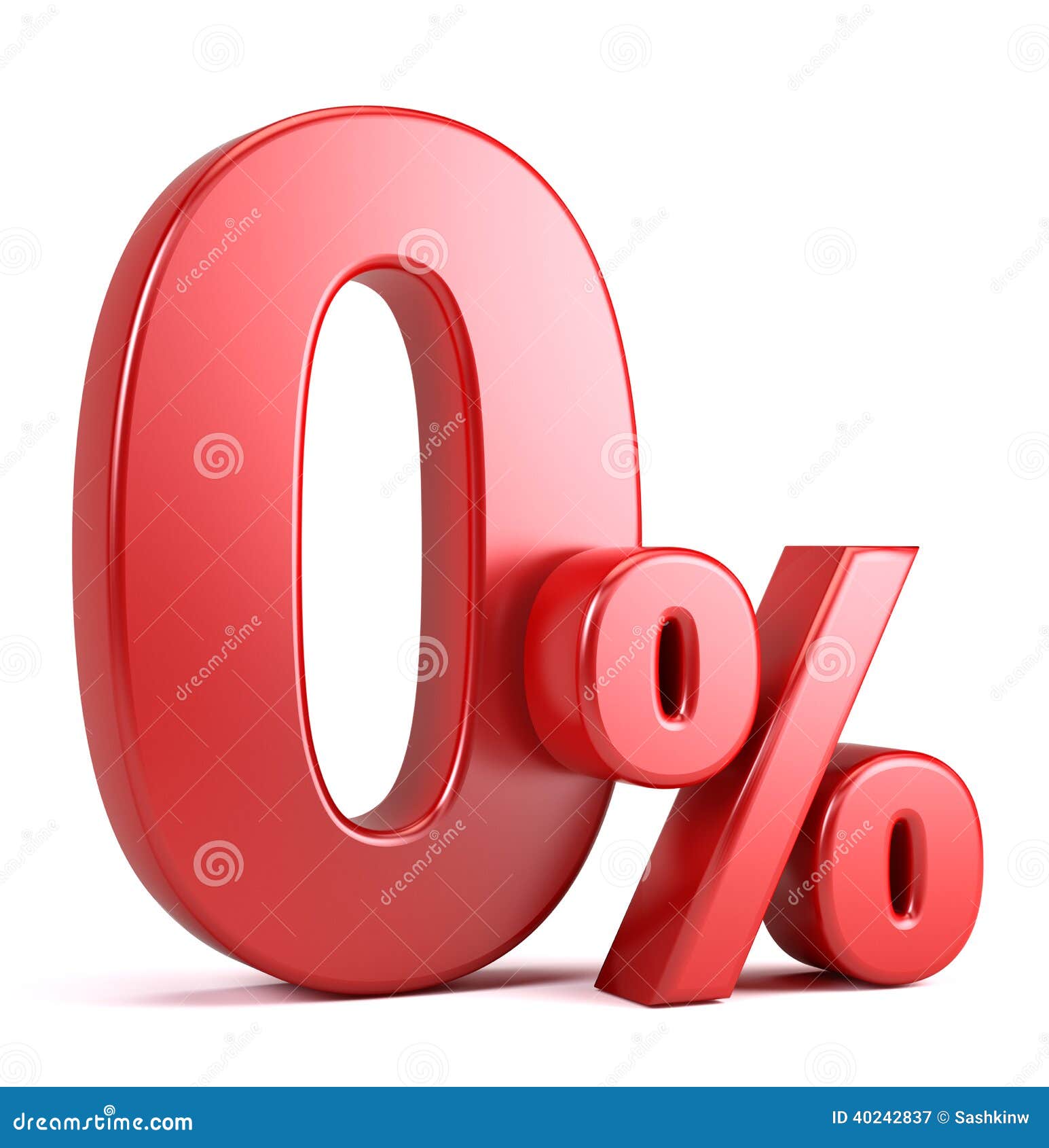 Zero Percent Interest Vector | CartoonDealer.com #88554011