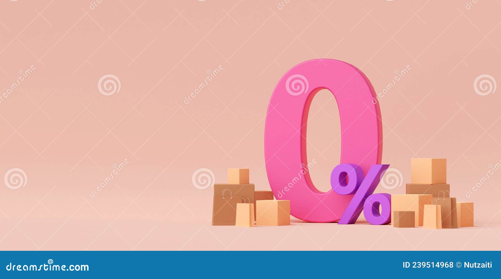 Zero Percent, 0 Interest Special Offer Installment Payment Stock ...
