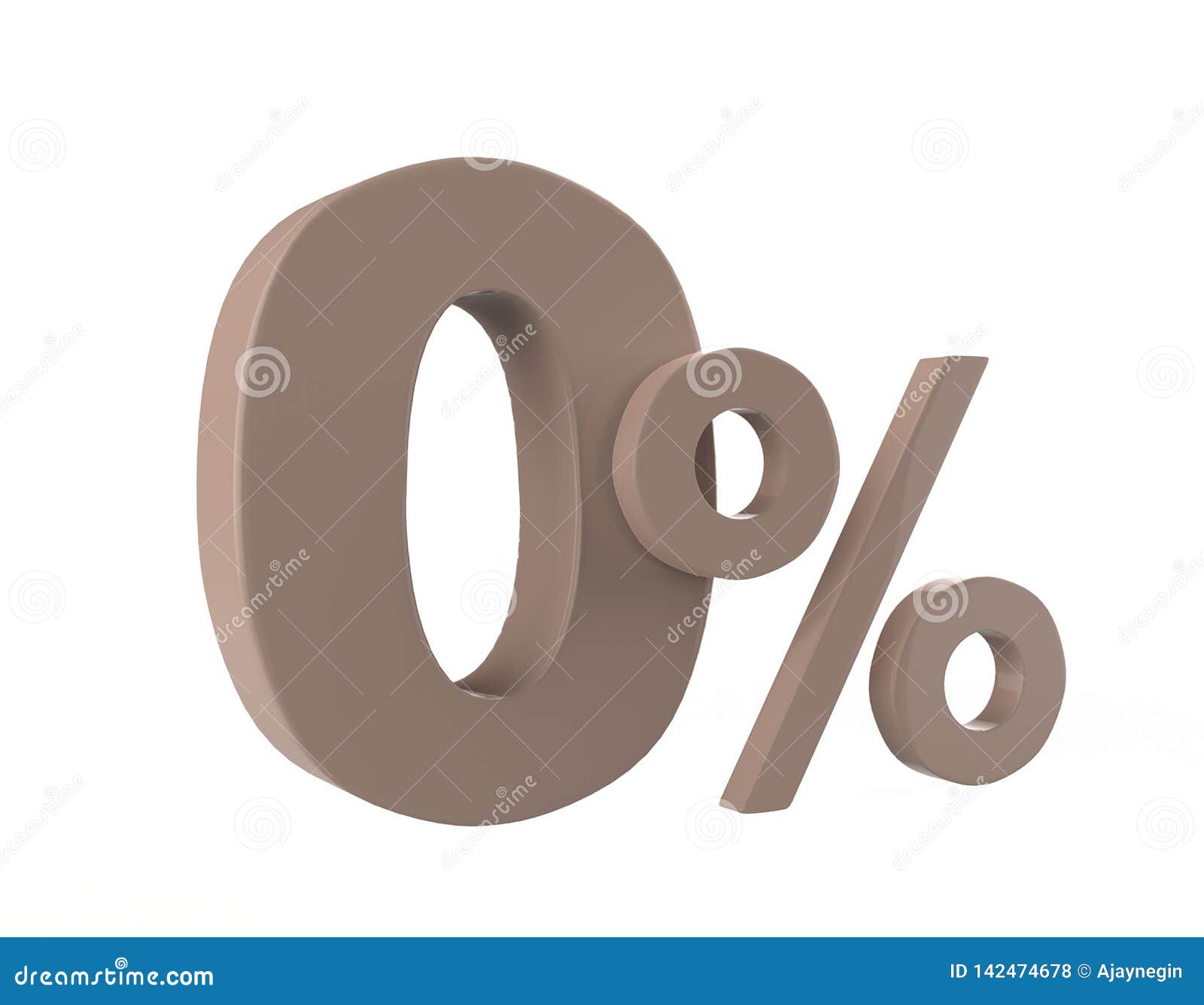 Zero percent stock illustration. Illustration of sale - 142474678