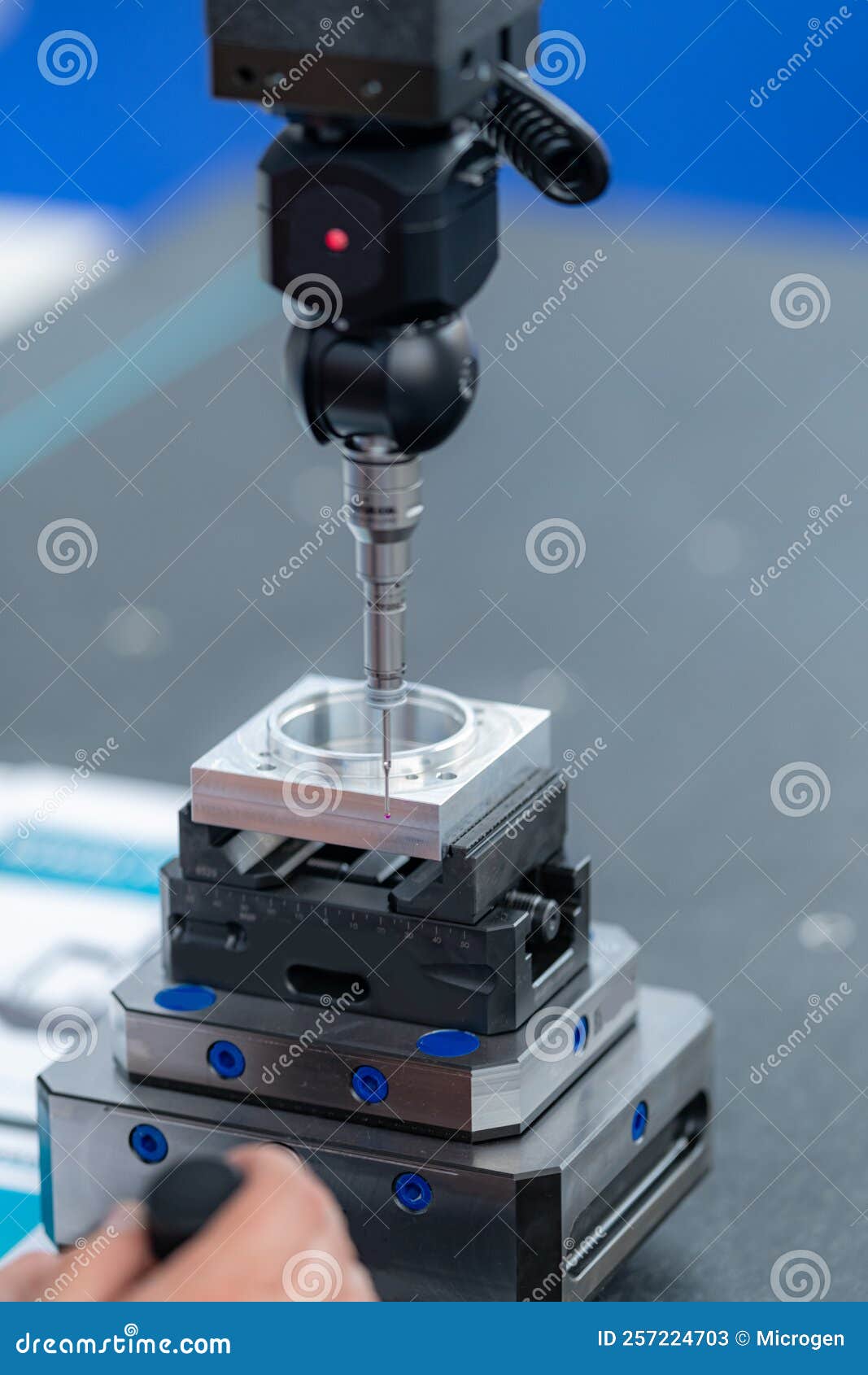 Zero Point Clamping System stock image. Image of machine - 257224703