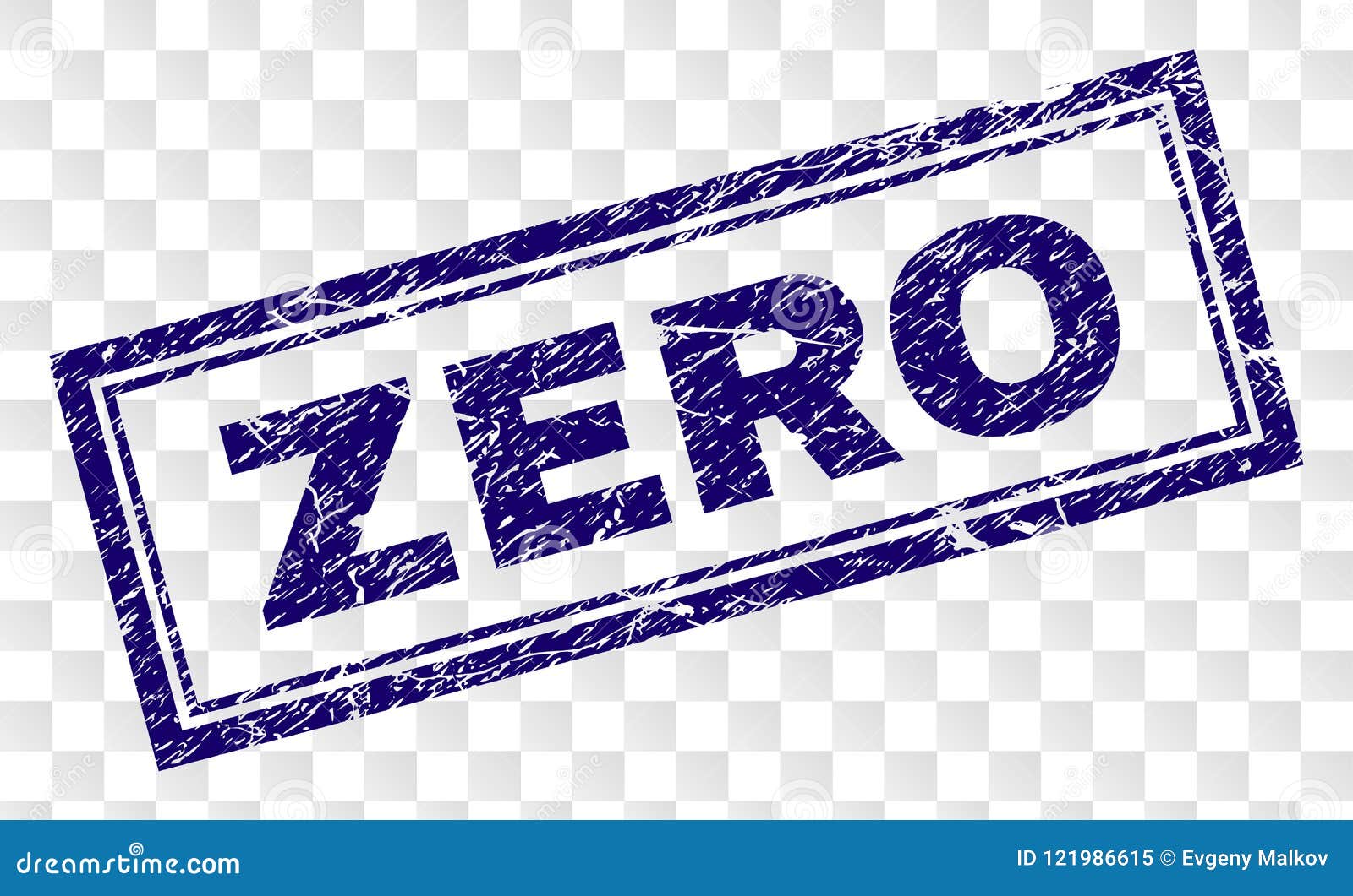 Scratched ZERO Rectangle Stamp Stock Vector - Illustration of scratched ...