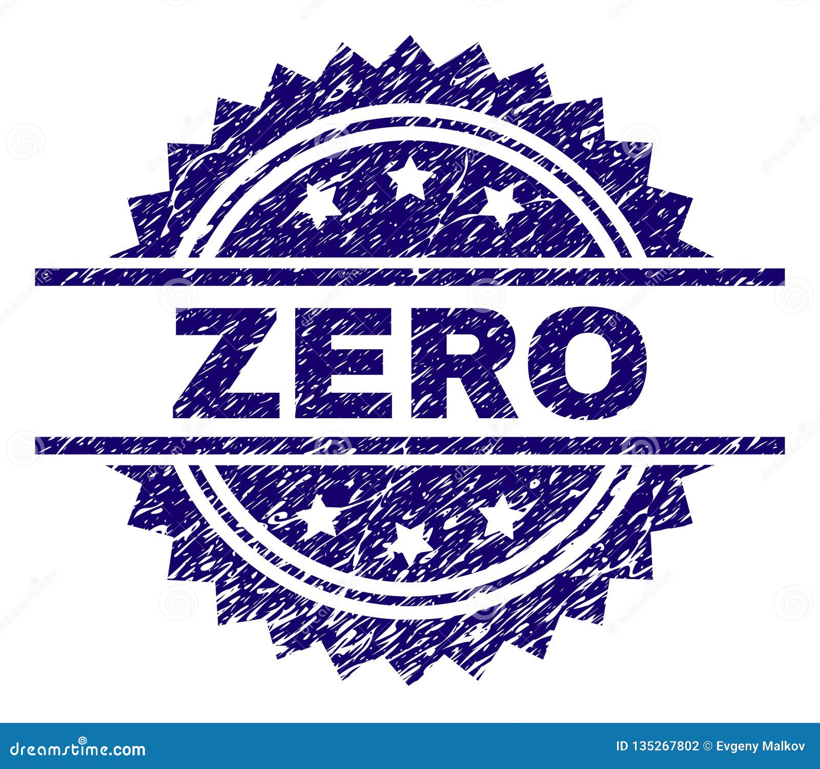 Scratched Textured ZERO Stamp Seal Stock Vector - Illustration of label ...