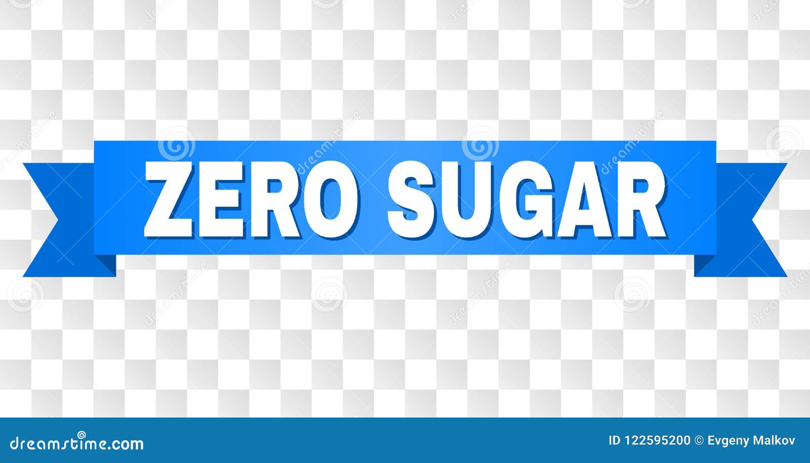 Blue Tape with ZERO SUGAR Title Stock Vector - Illustration of tape ...