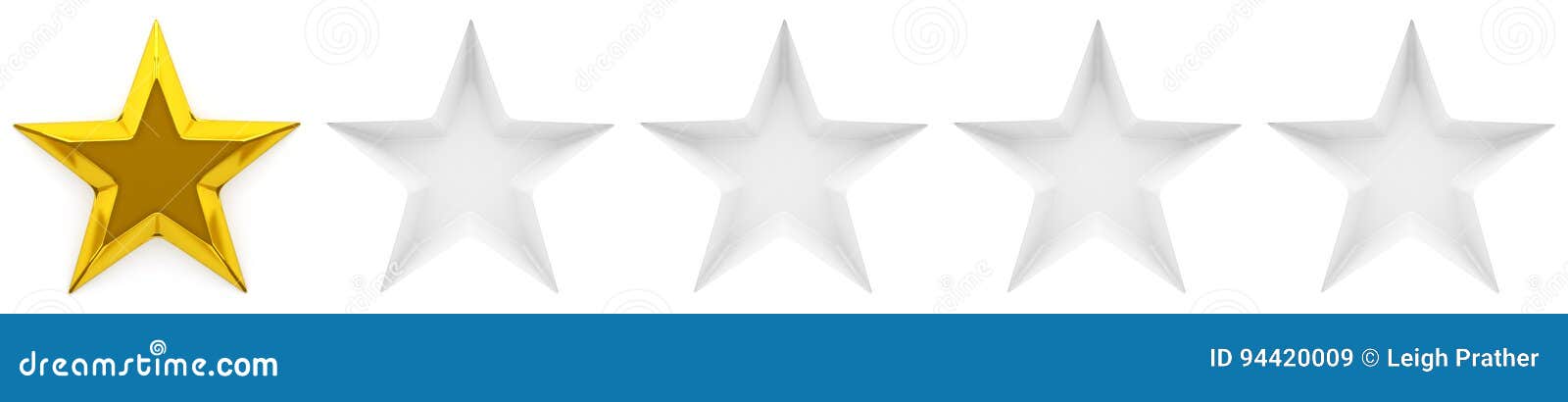 Zero To Five Star Review or Rating Stock Illustration - Illustration of ...