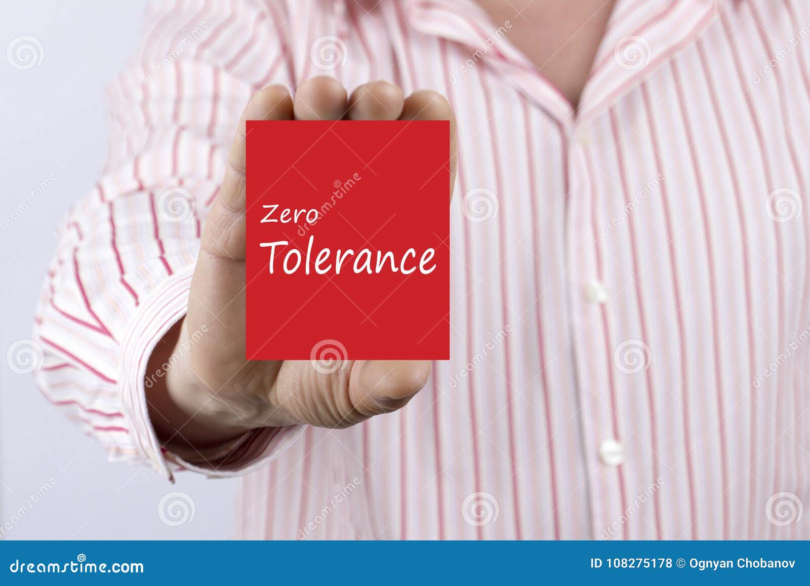 Zero Tolerance Stock Photography | CartoonDealer.com #52092104