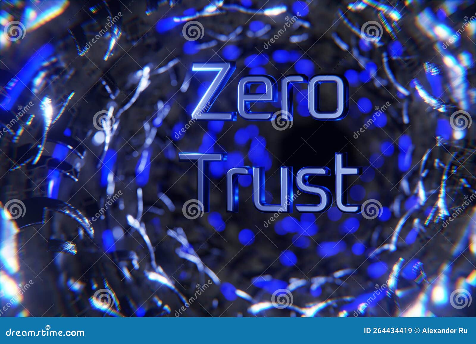 Zero Trust Inscription. Network Connection Concept. Zero Trust Security ...