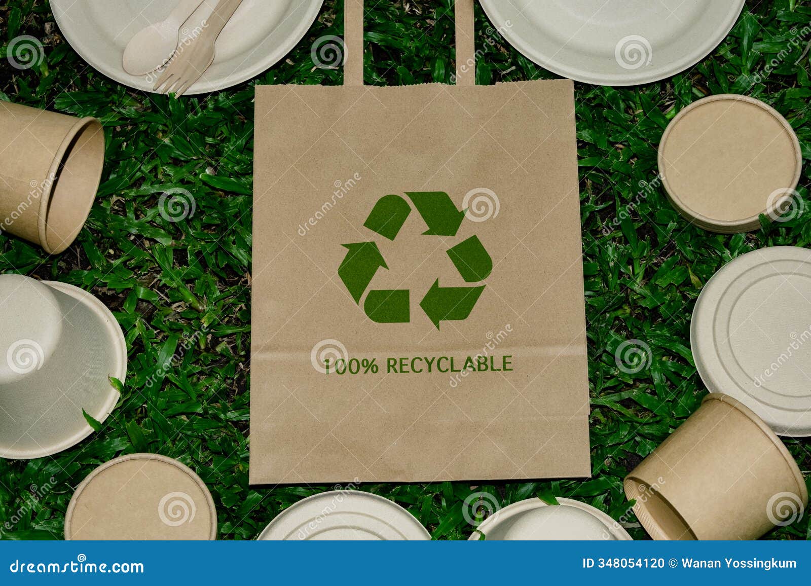 Zero Waste Concept Environmentally Friendly Packaging, Recycling ...