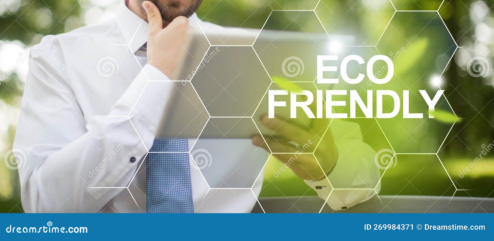 Businessman Holding Digital Device in Hands and Solving Problems of ...