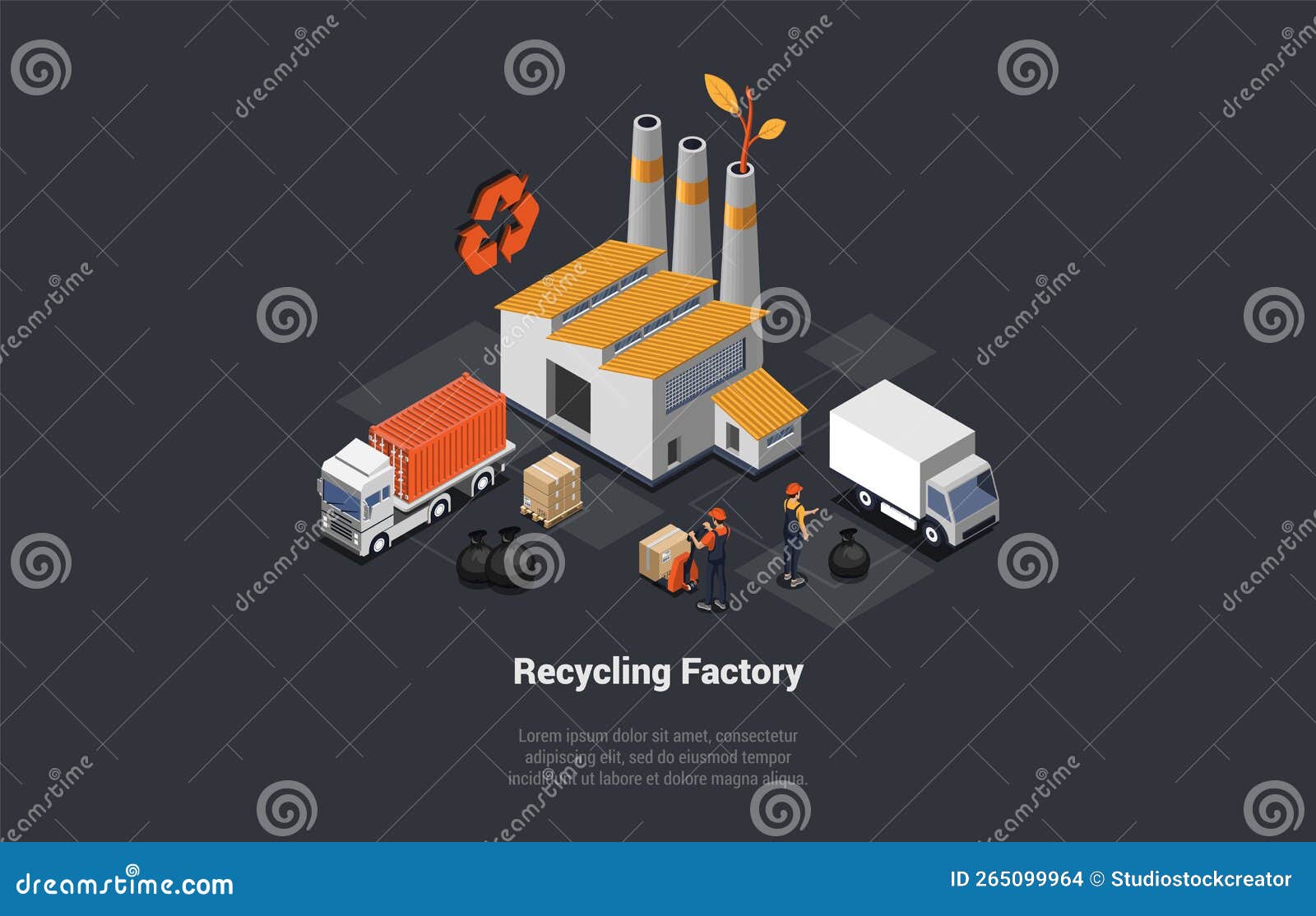 Trash Factory Production Line Recycle Sorting Garbage. Industrial ... Trash Factory Production Line Recycle Sorting Garbage. Industrial ...