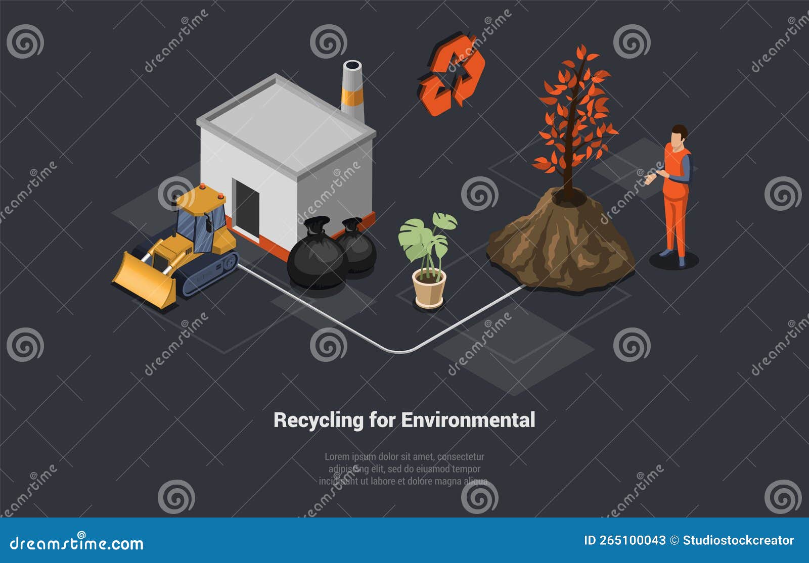 Zero Waste, Recycling for Environmental, Rubbish Separation. Workers ...
