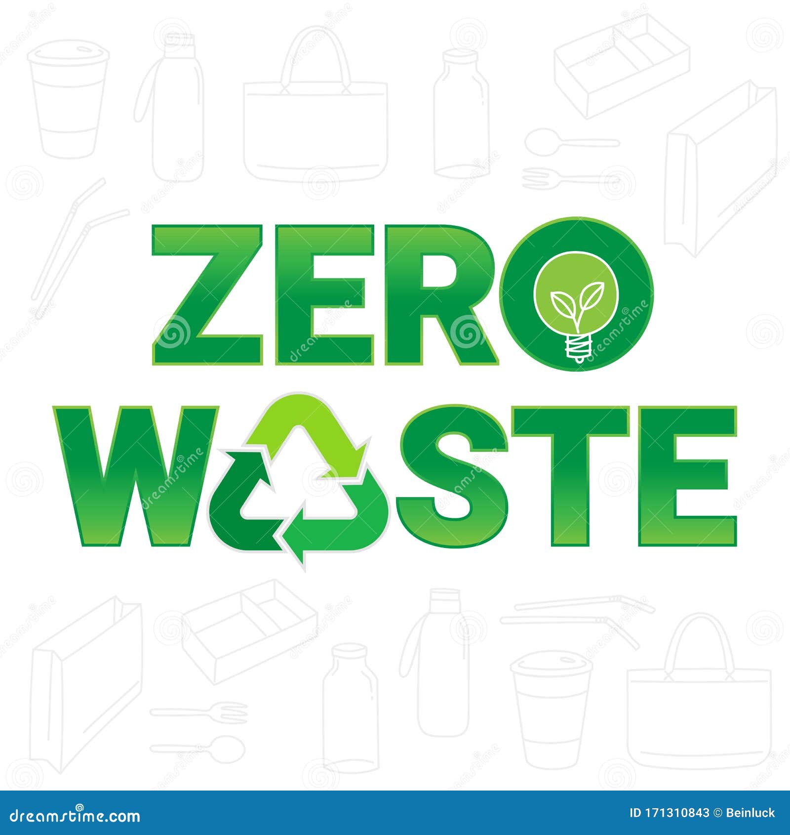 E-waste Sign With Electronic Devices Cartoon Vector | CartoonDealer.com ...