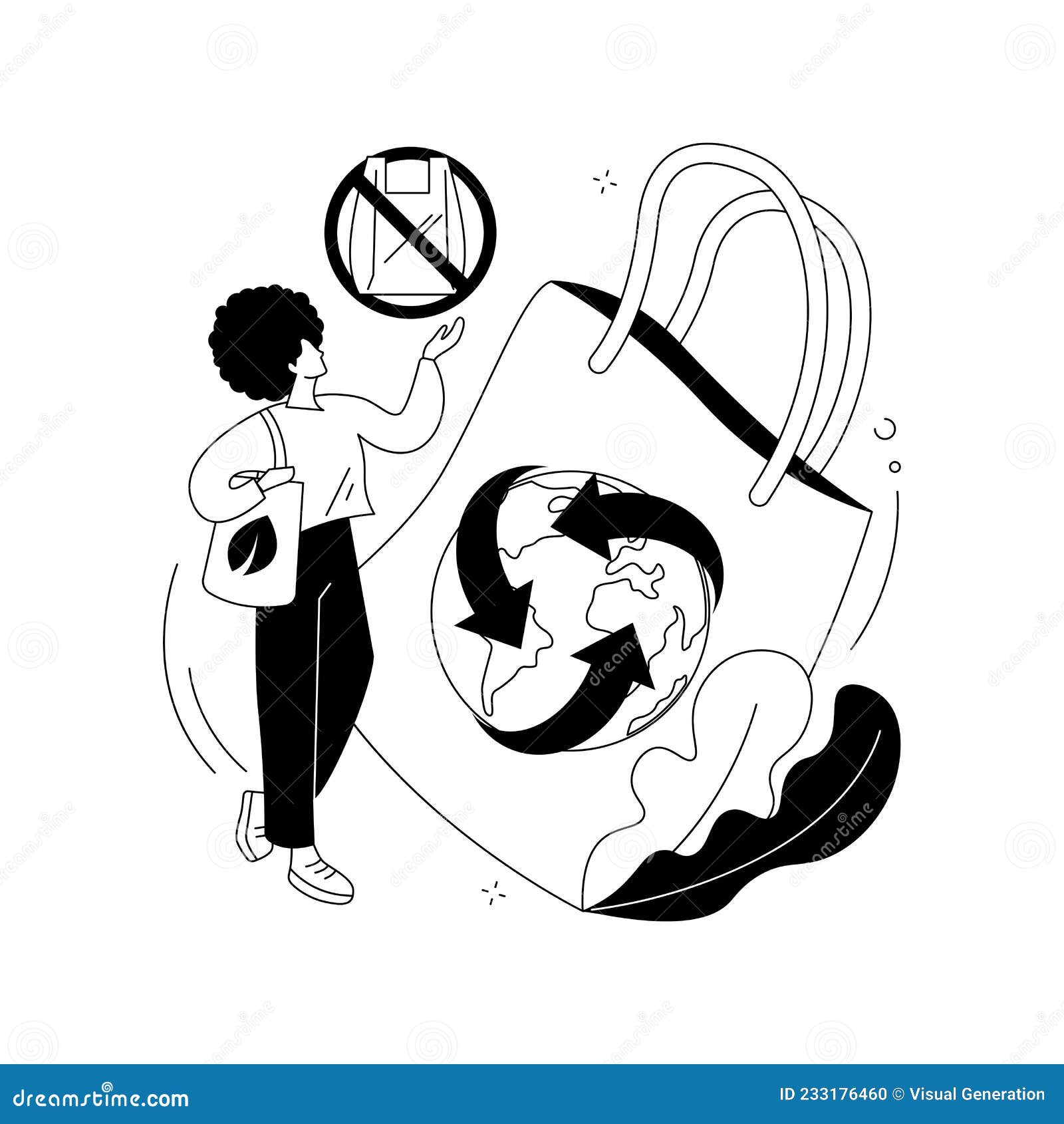 Zero Waste Technology Abstract Concept Vector Illustration. Stock ...