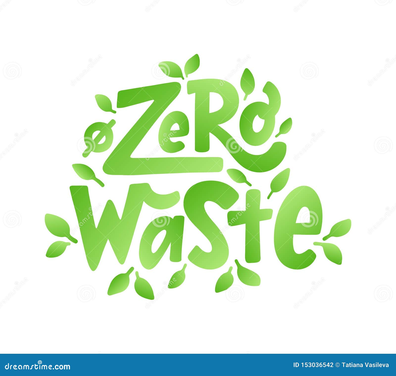 Zero Waste Text Hand Lettering Sign. Ecology Concept, Recycle, Reuse ... Zero Waste Text Hand Lettering Sign. Ecology Concept, Recycle, Reuse ...