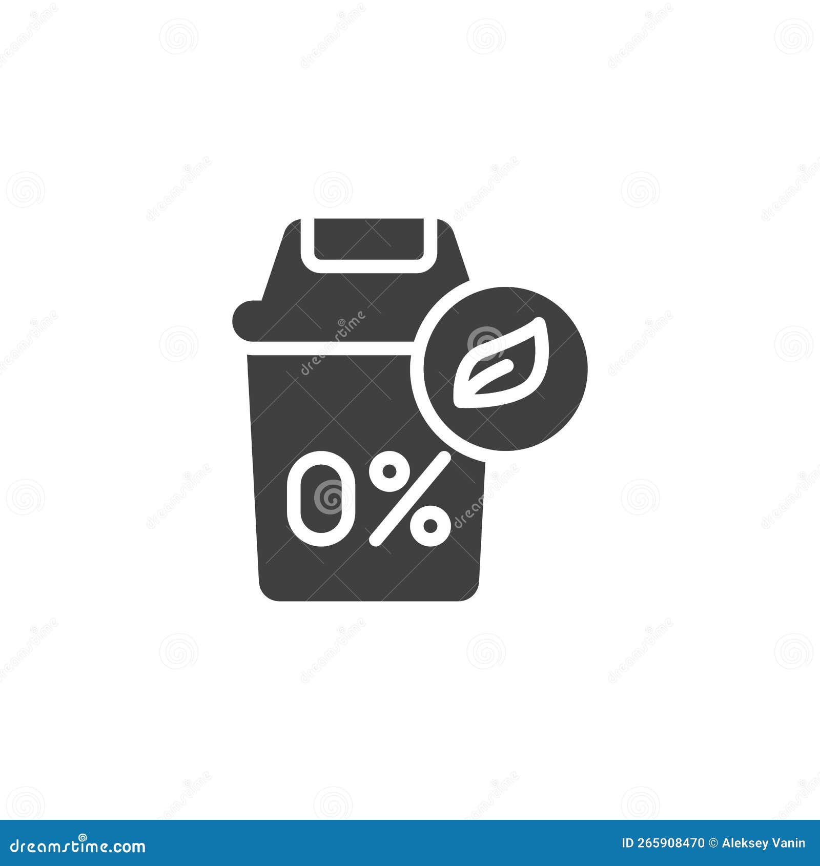 Zero waste vector icon stock vector. Illustration of waste - 265908470