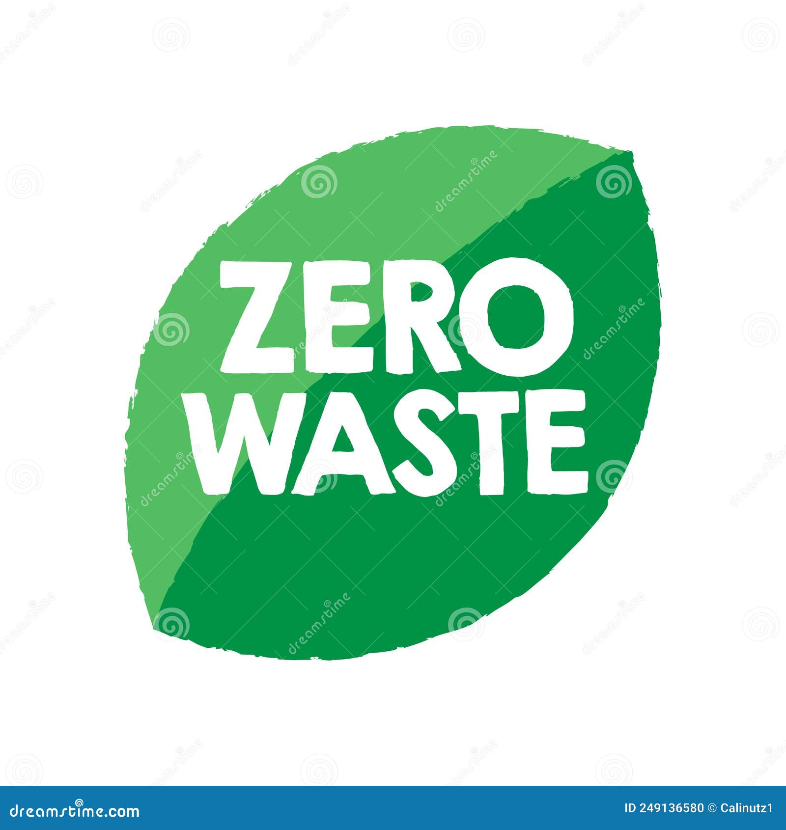 Zero Waste Vector Icon Stamp Badge Stock Vector - Illustration of badge ...