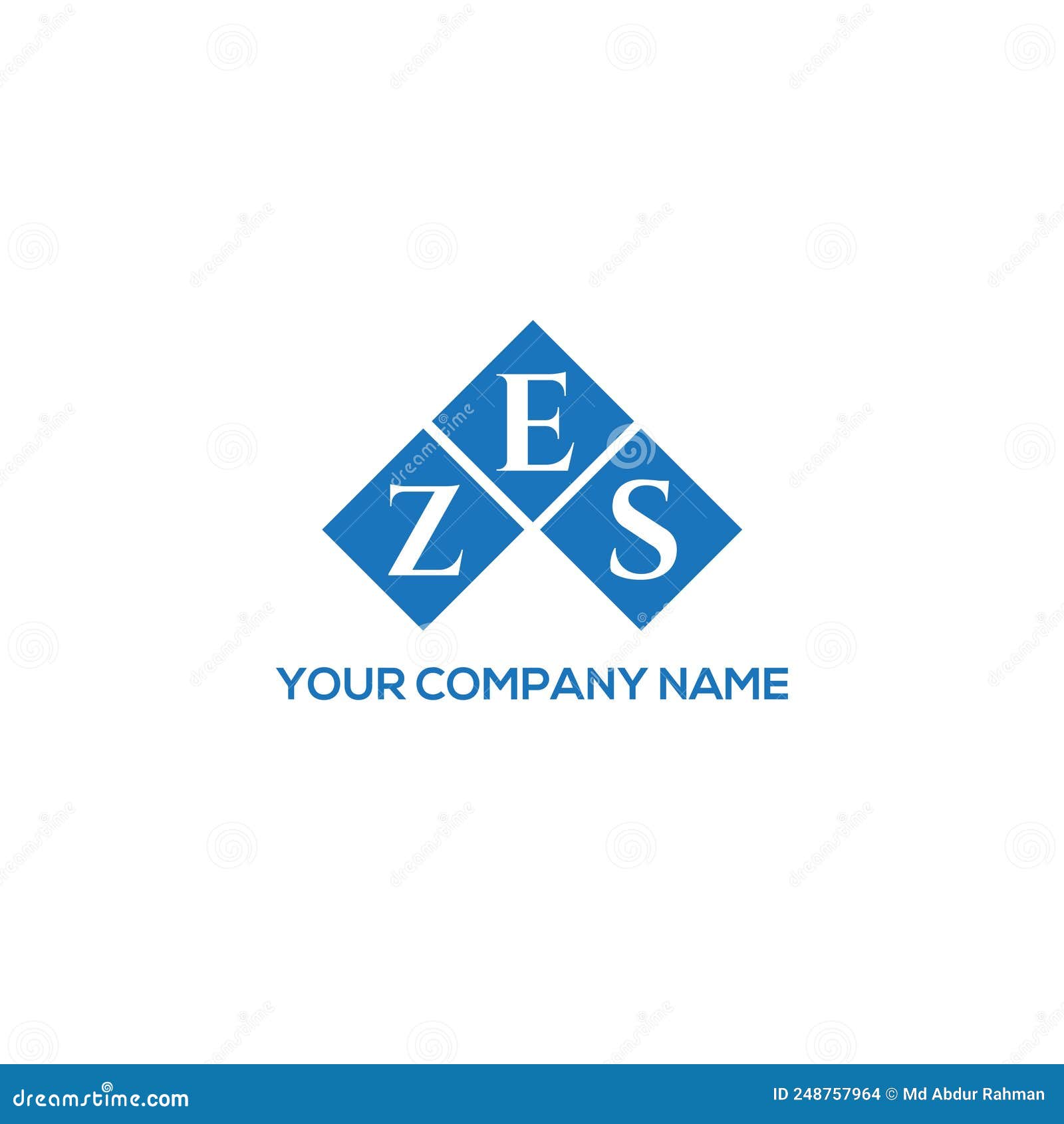 ZES Letter Logo Design on BLACK Background. ZES Creative Initials ...