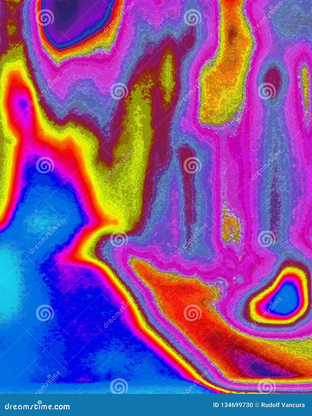 Zestful Dynamic Abstract of Refined Colors Stock Illustration ...