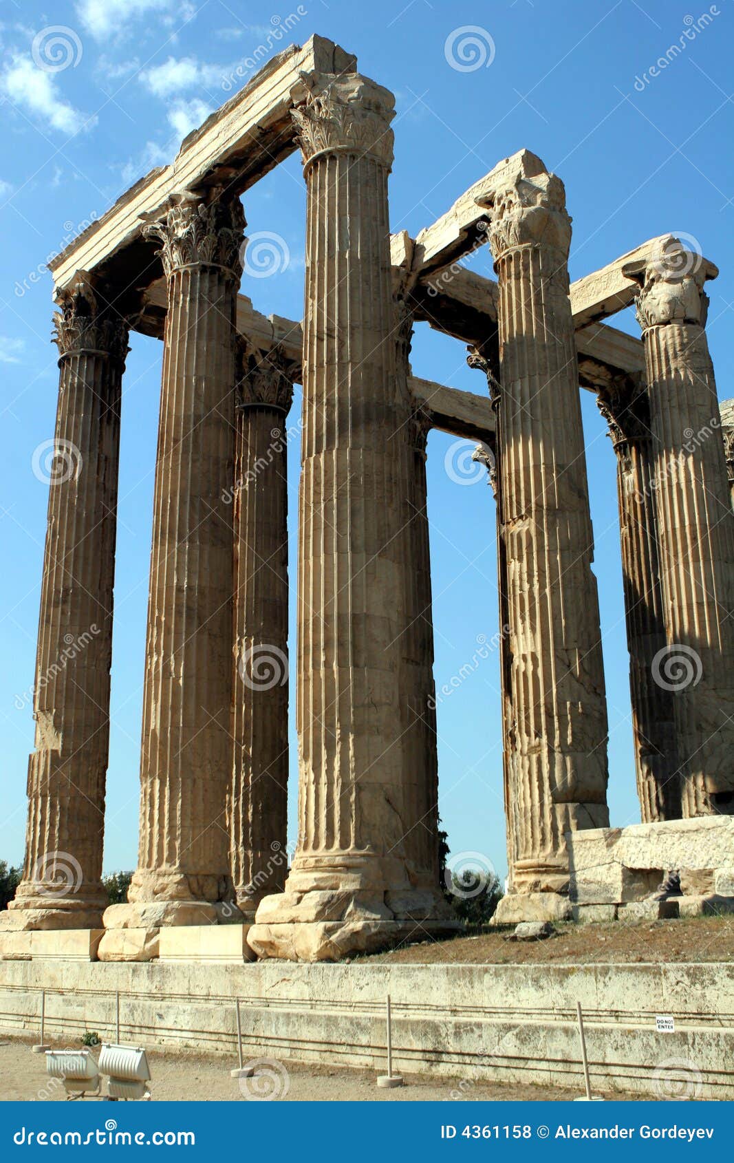 Zeus. stock photo. Image of ancient, amphitheater, architecture - 4361158
