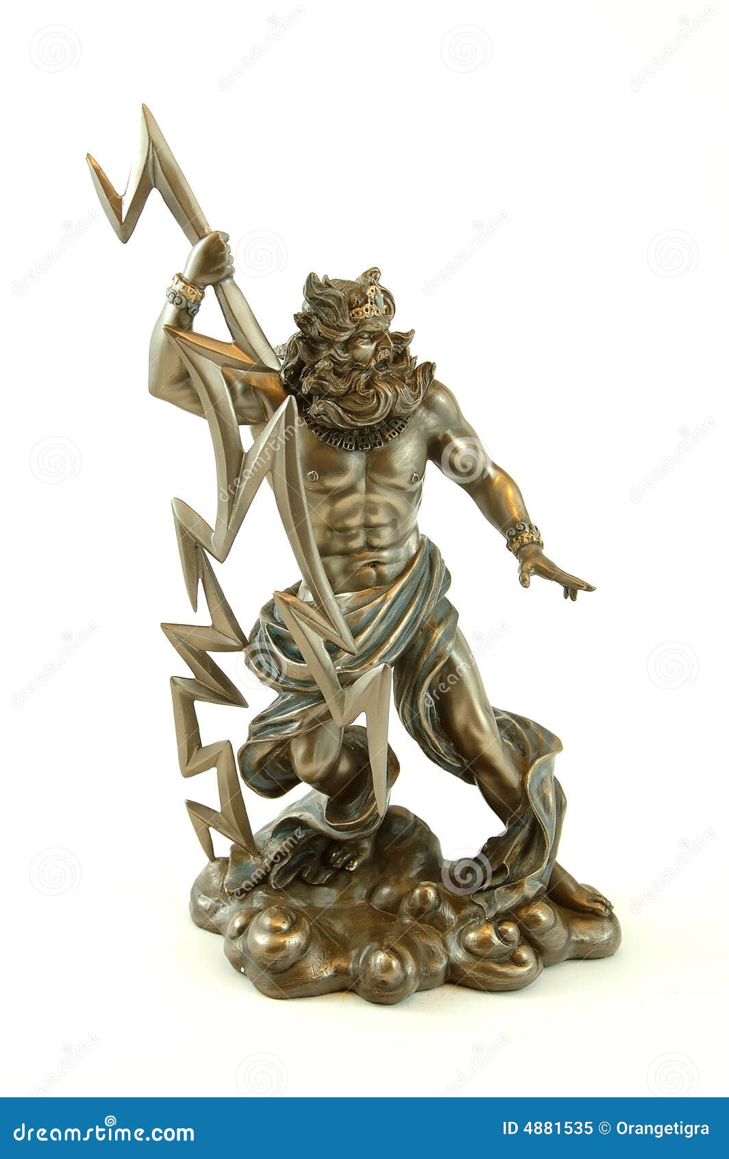 Zeus stock image. Image of acropolis, archaeology, black - 4881535