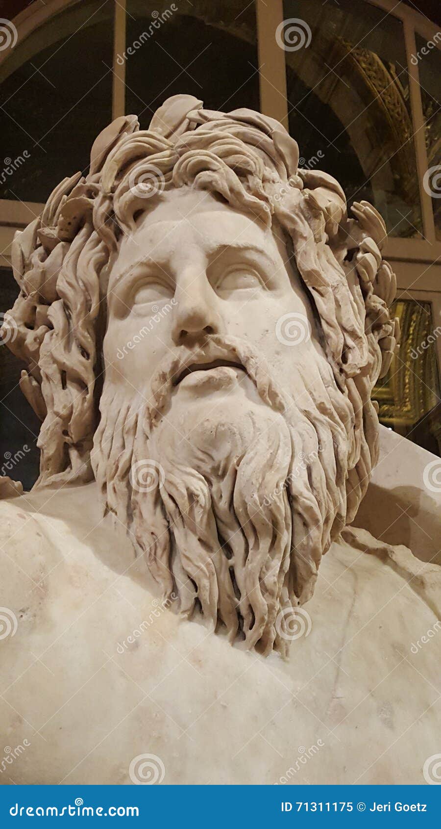 Zeus or Poseidon editorial image. Image of poseidon, marble - 71311175